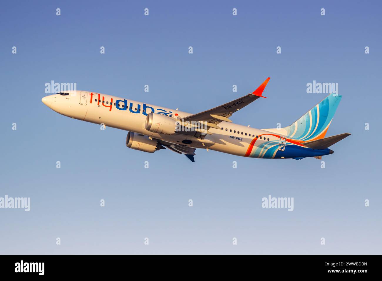 Dubai, United Arab Emirates - February 17, 2024: FlyDubai Boeing 737 ...