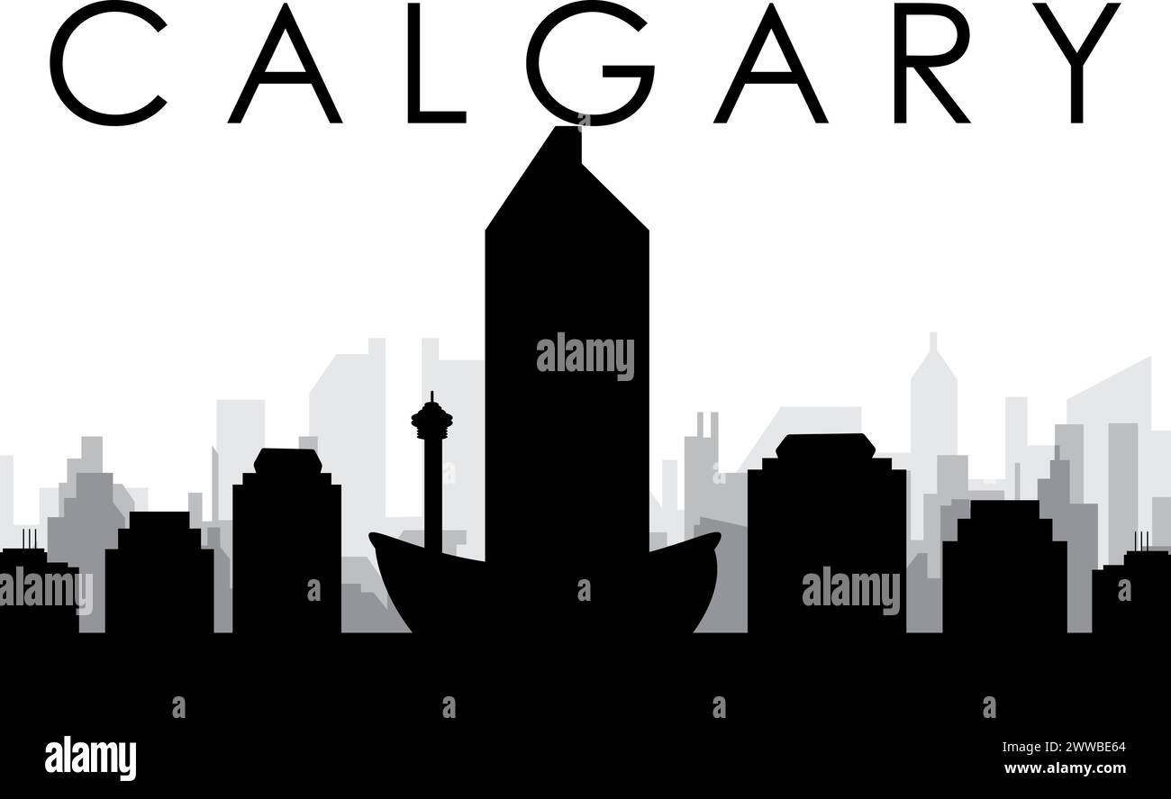 Downtown calgary street Stock Vector Images - Alamy