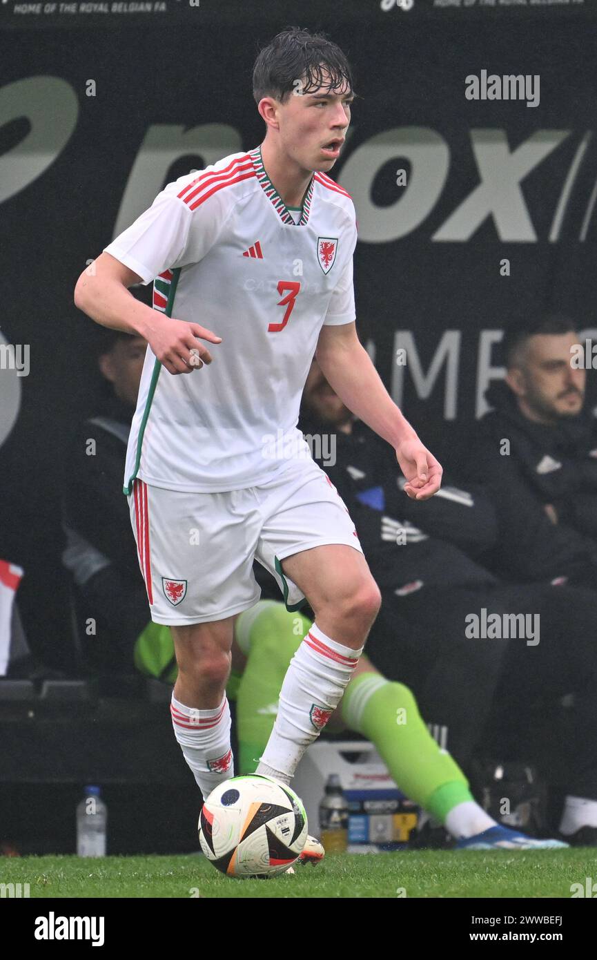Luey Giles (3) of Wales pictured during a friendly soccer game between ...