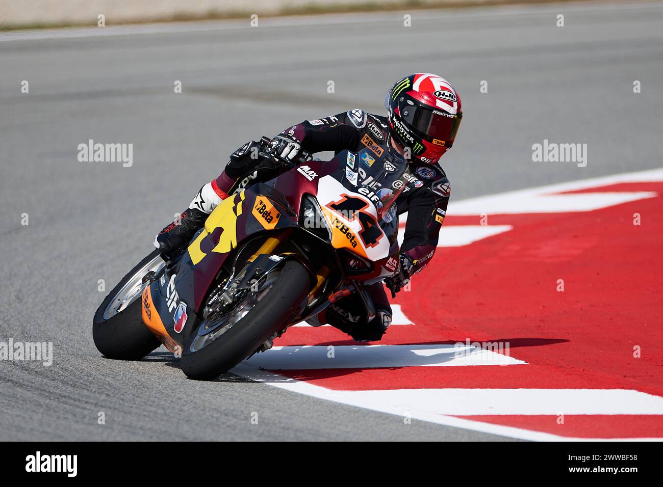 Barcelona, Spain. 22nd Mar, 2024. Sam Lowes from Great Britain of Elf ...