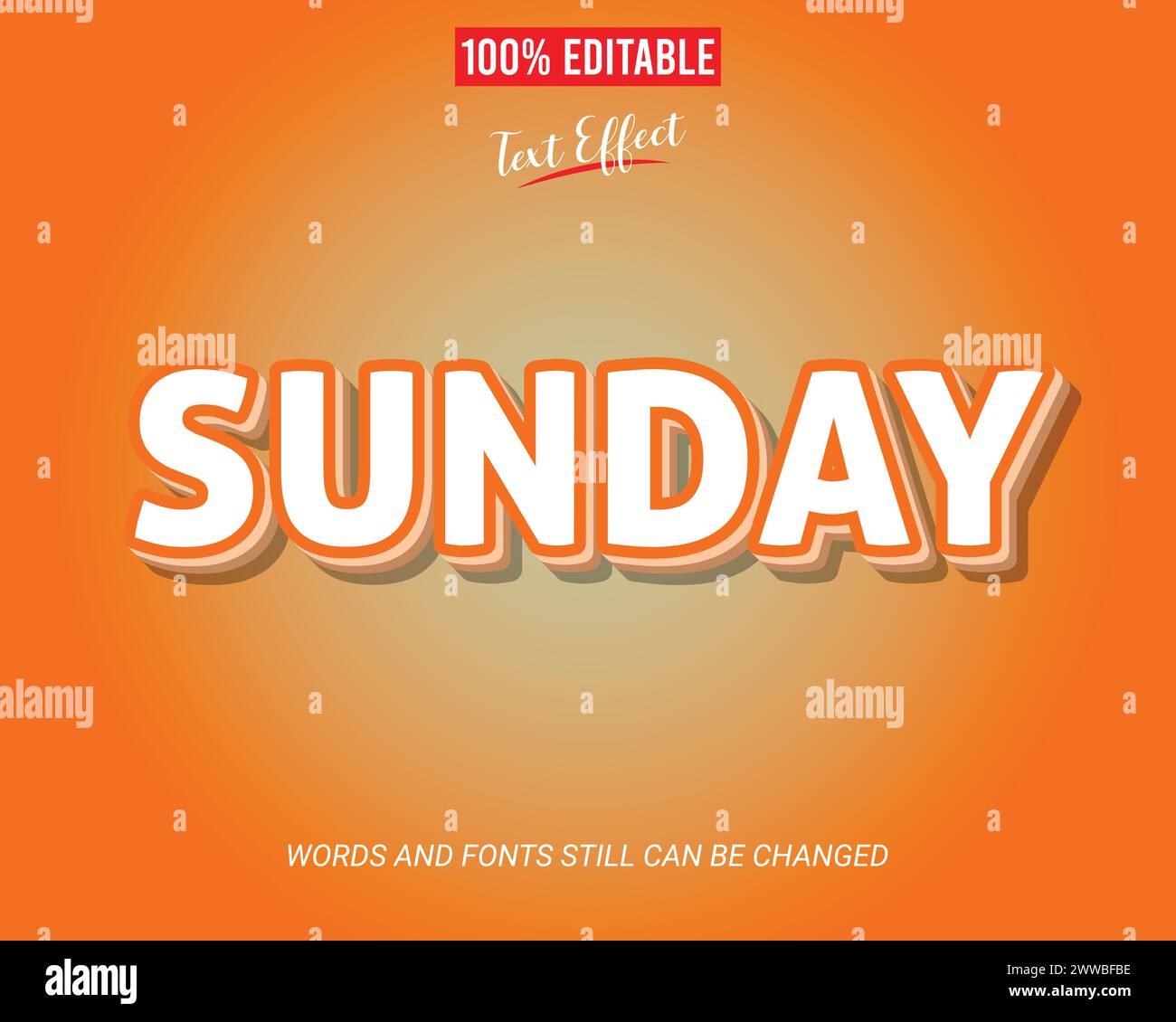 Editable 3d text effect hi-res stock photography and images - Alamy