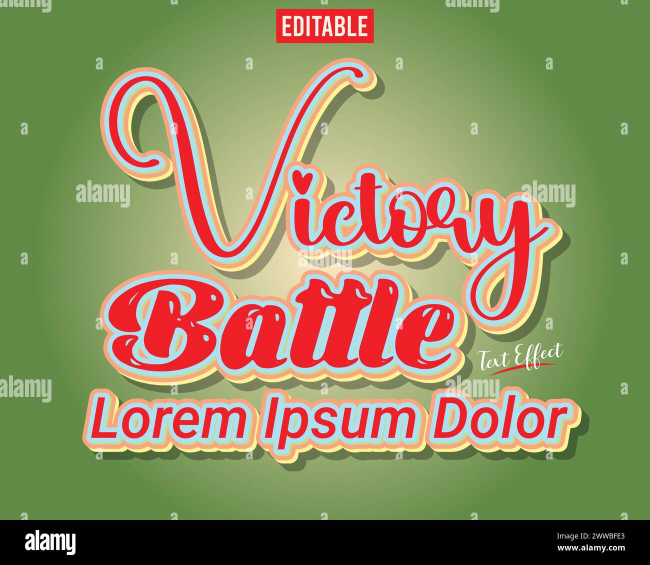 Editable 3d text effect hi-res stock photography and images - Alamy