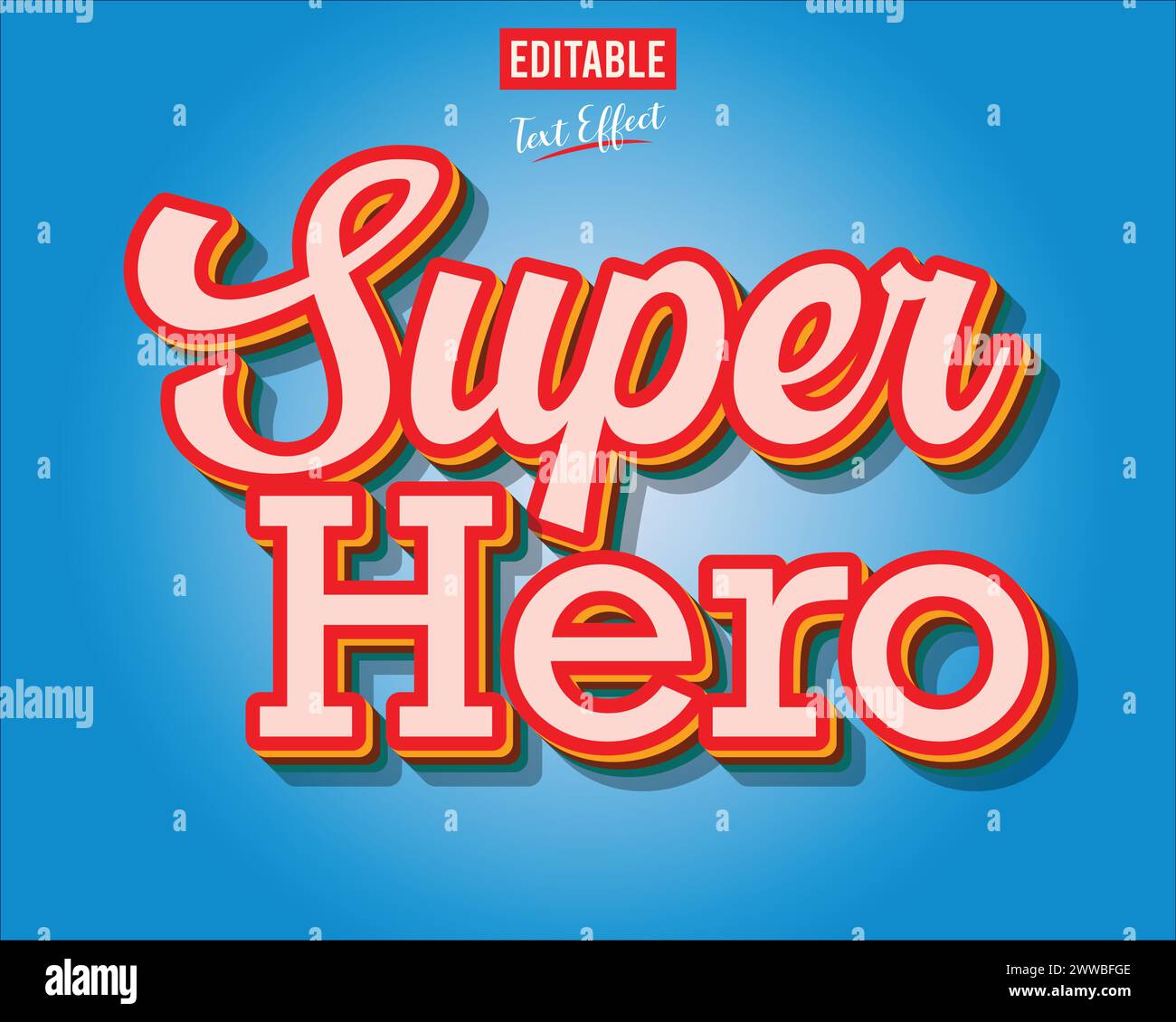 Editable magic text effect hi-res stock photography and images - Alamy