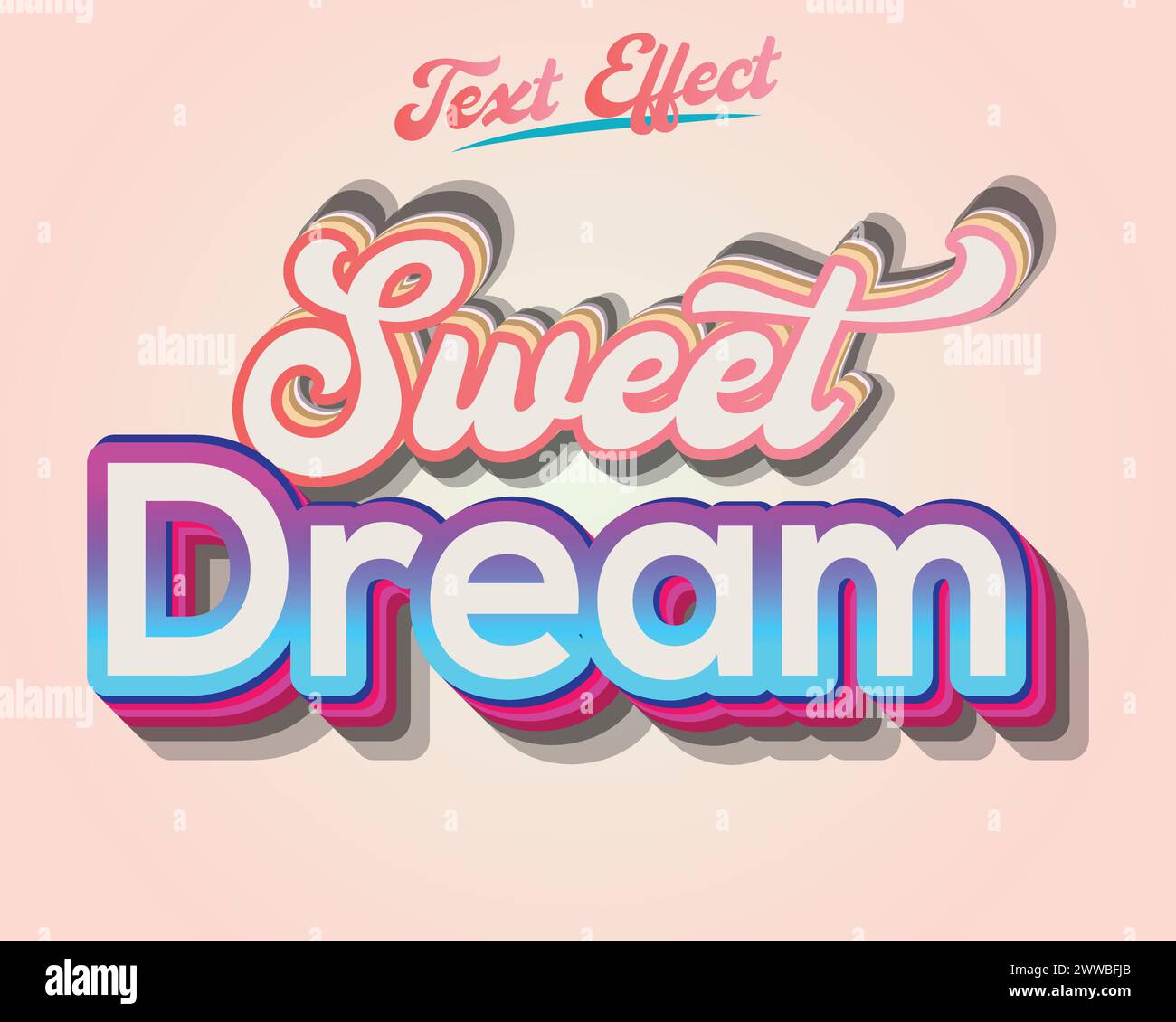 Dream typography hi-res stock photography and images - Alamy