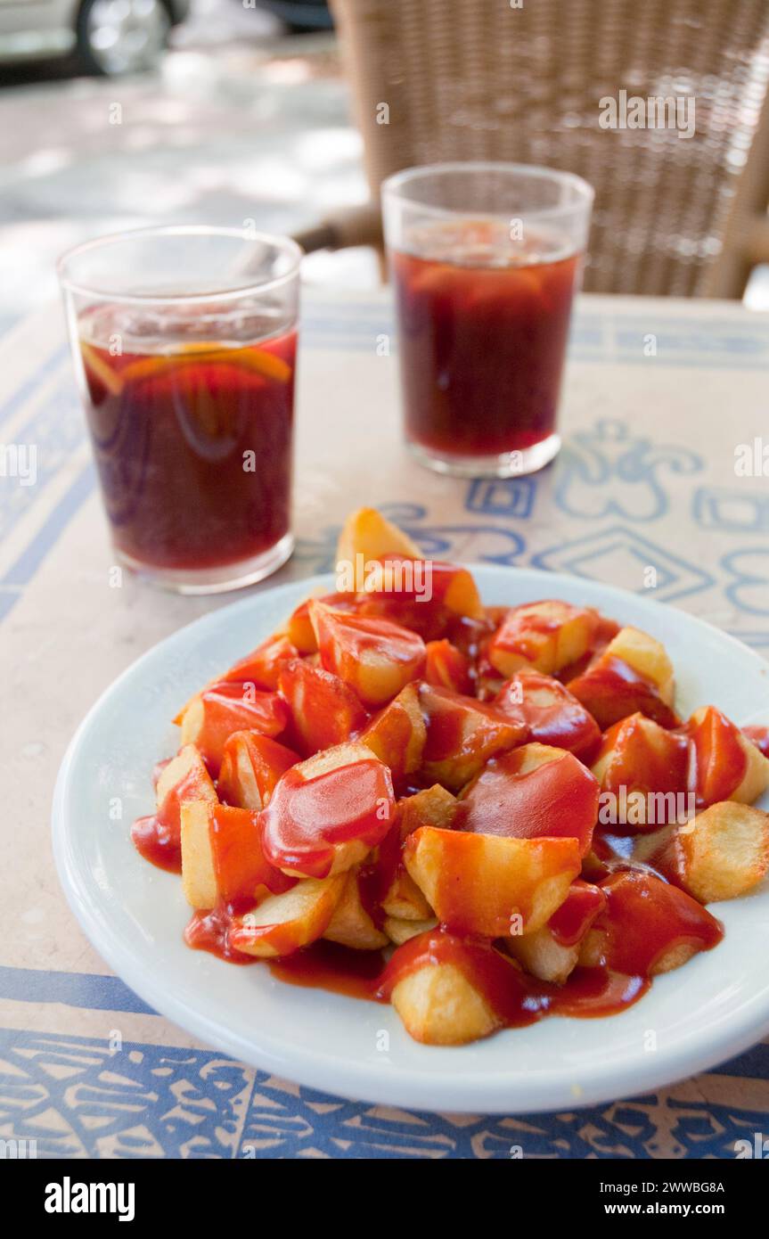 Patatas bravas typical spanish hi-res stock photography and images - Alamy