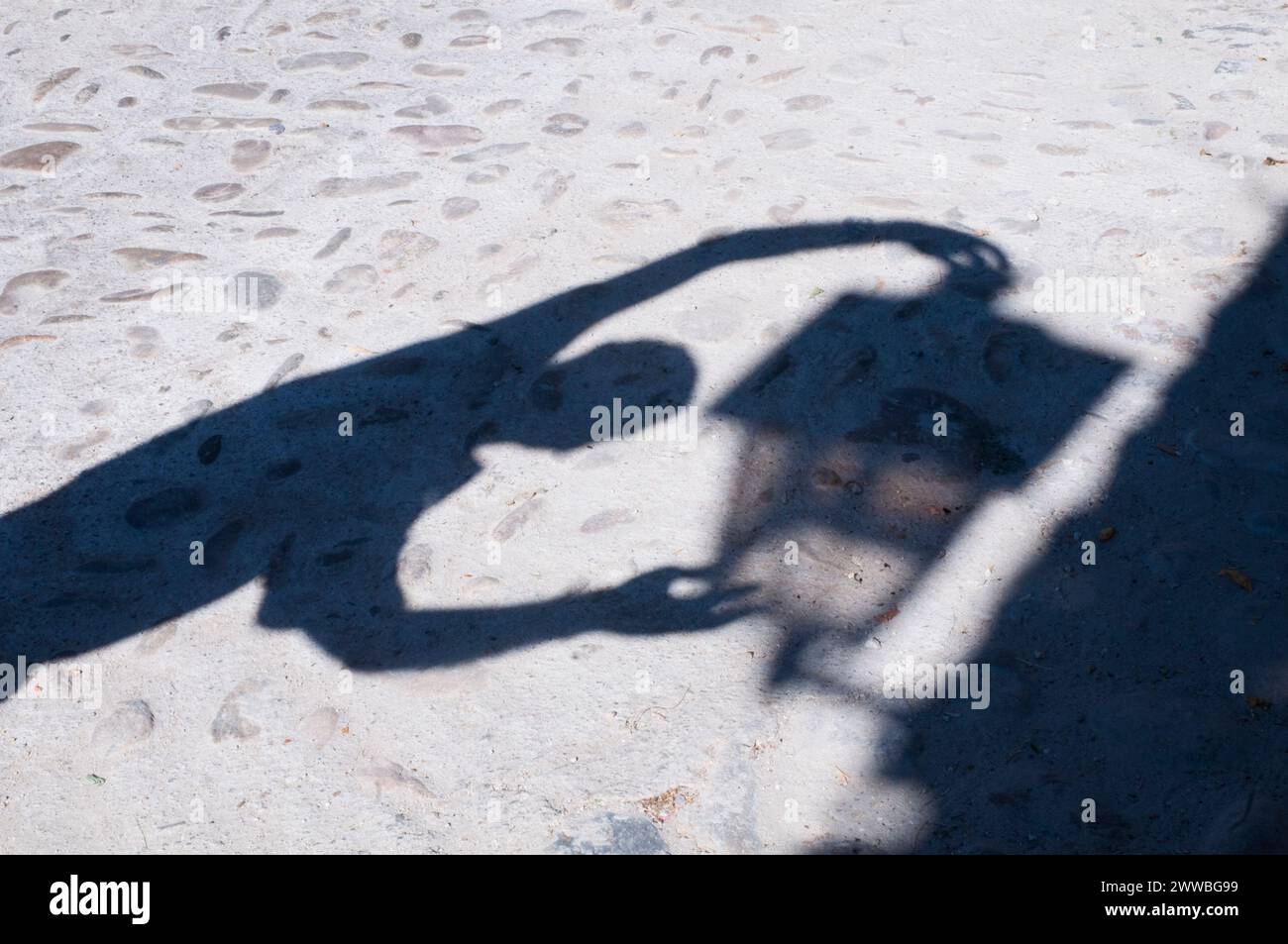 Light shadow silhouettes man hi-res stock photography and images - Alamy