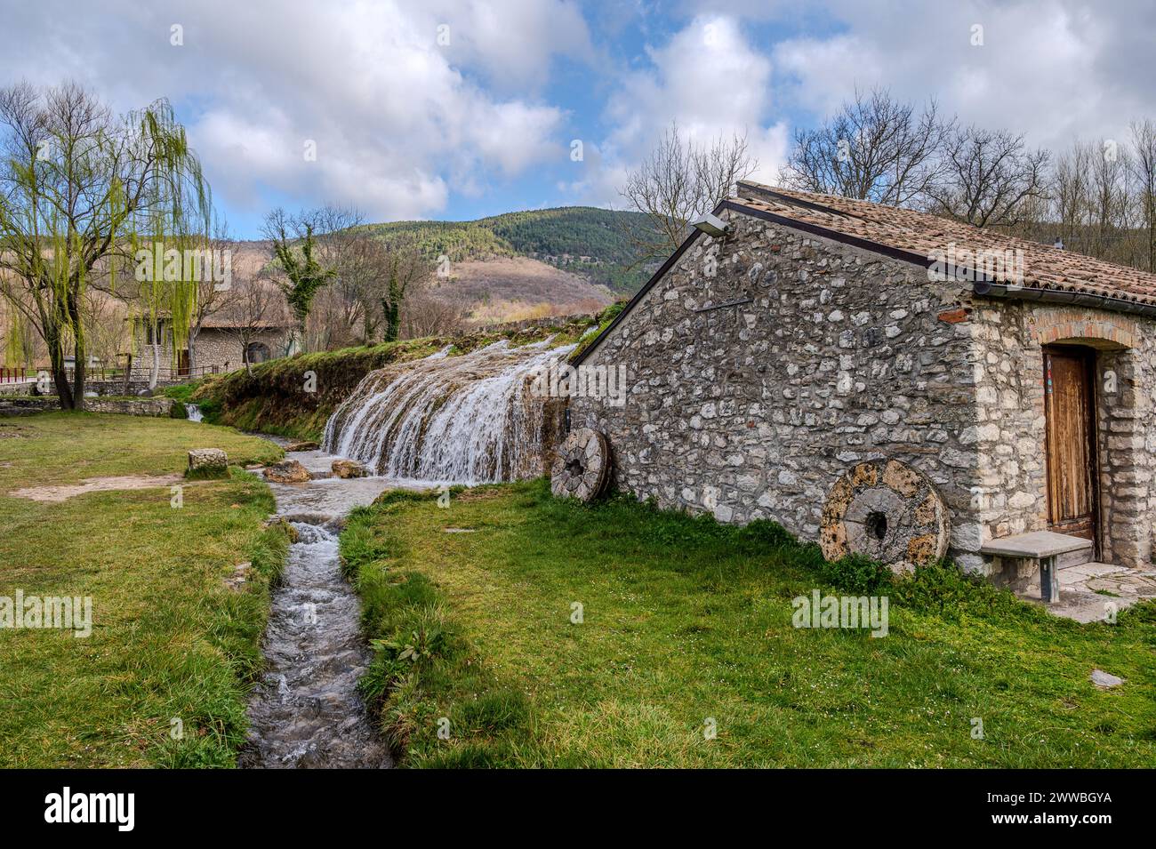 River Park of Santa Maria del Molise, Isernia. It is a real pearl ...