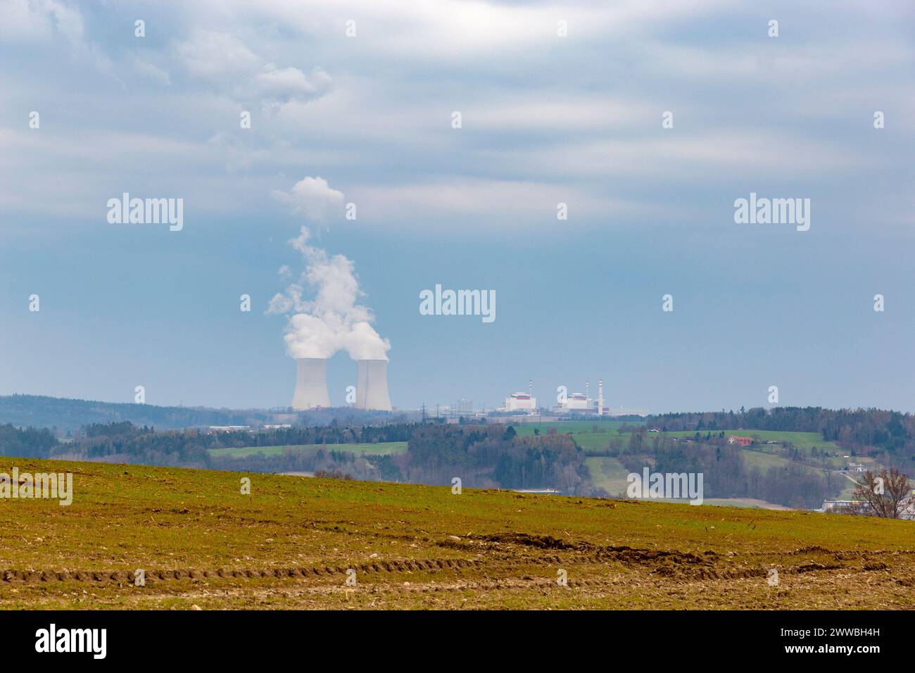 Nuclear power plant Temelin Stock Photo - Alamy