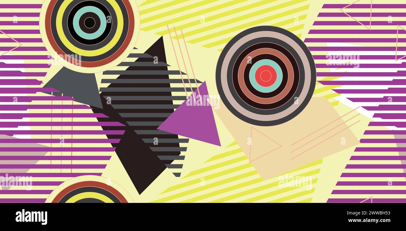 Bold geometric modern graphics hi-res stock photography and images - Alamy