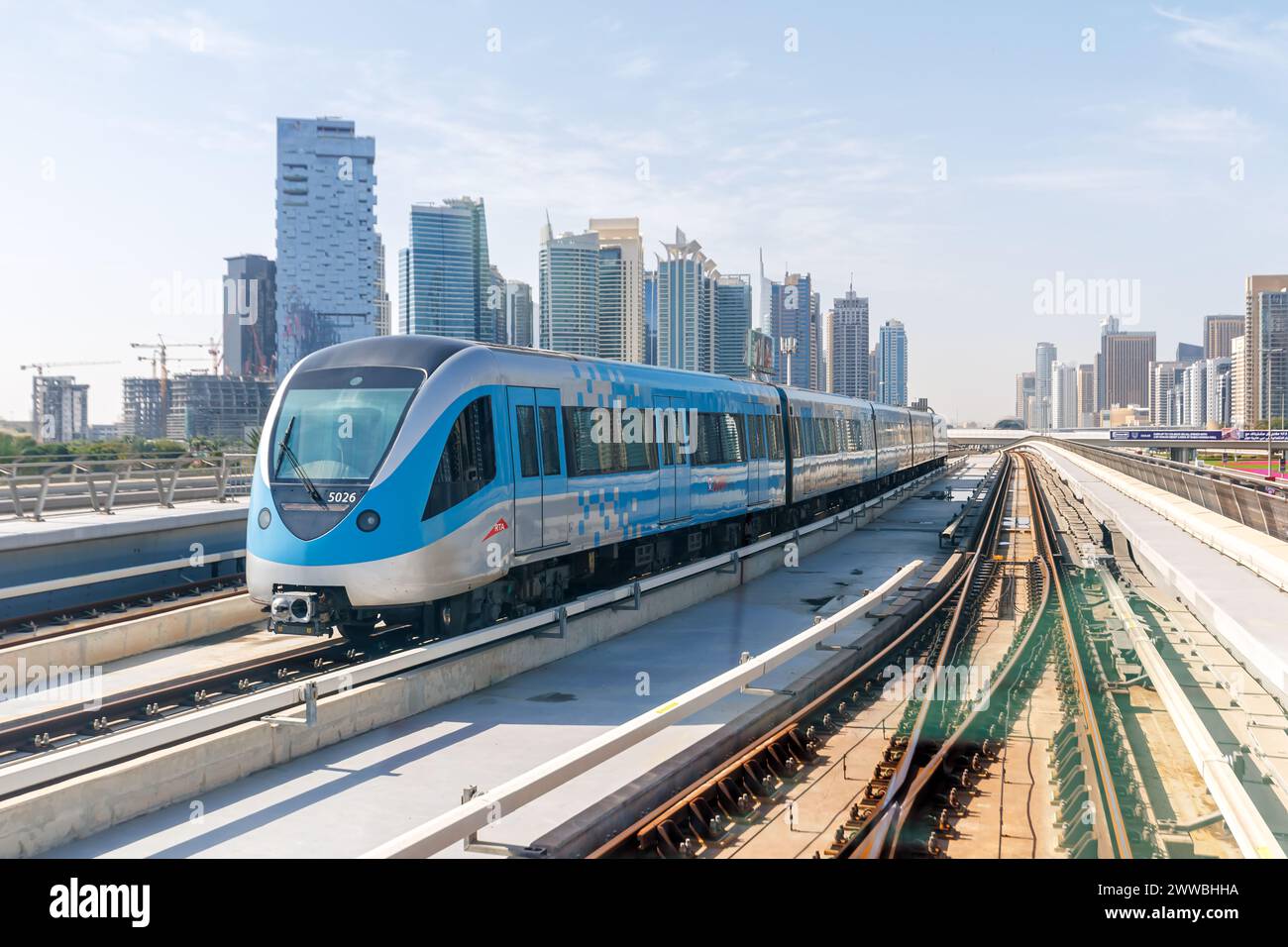Dubai metro public transportation near hi-res stock photography and ...
