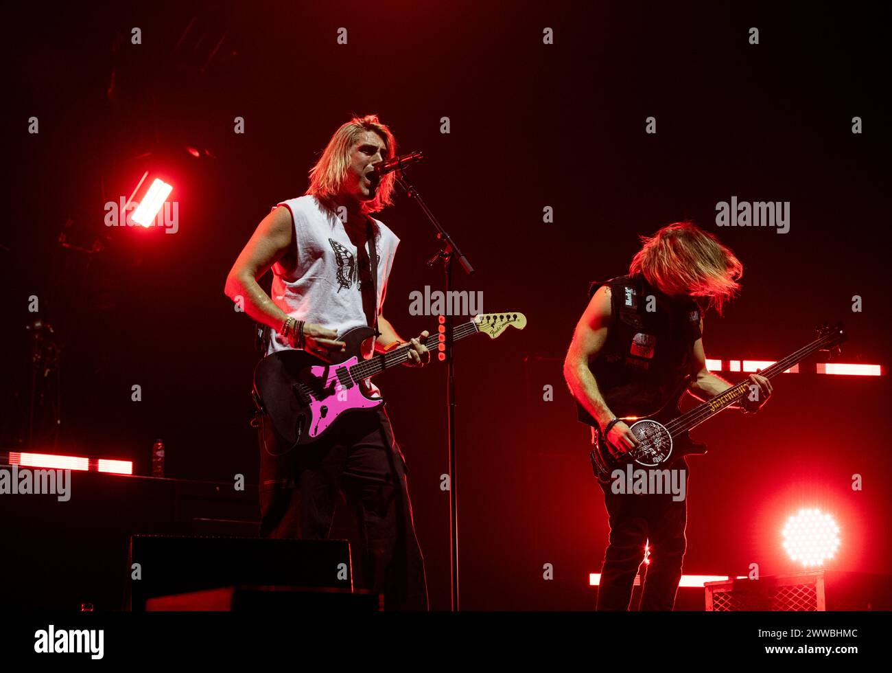 London, UK. 22nd Mar 2024. Fightstar performing live at OVO Wembley ...