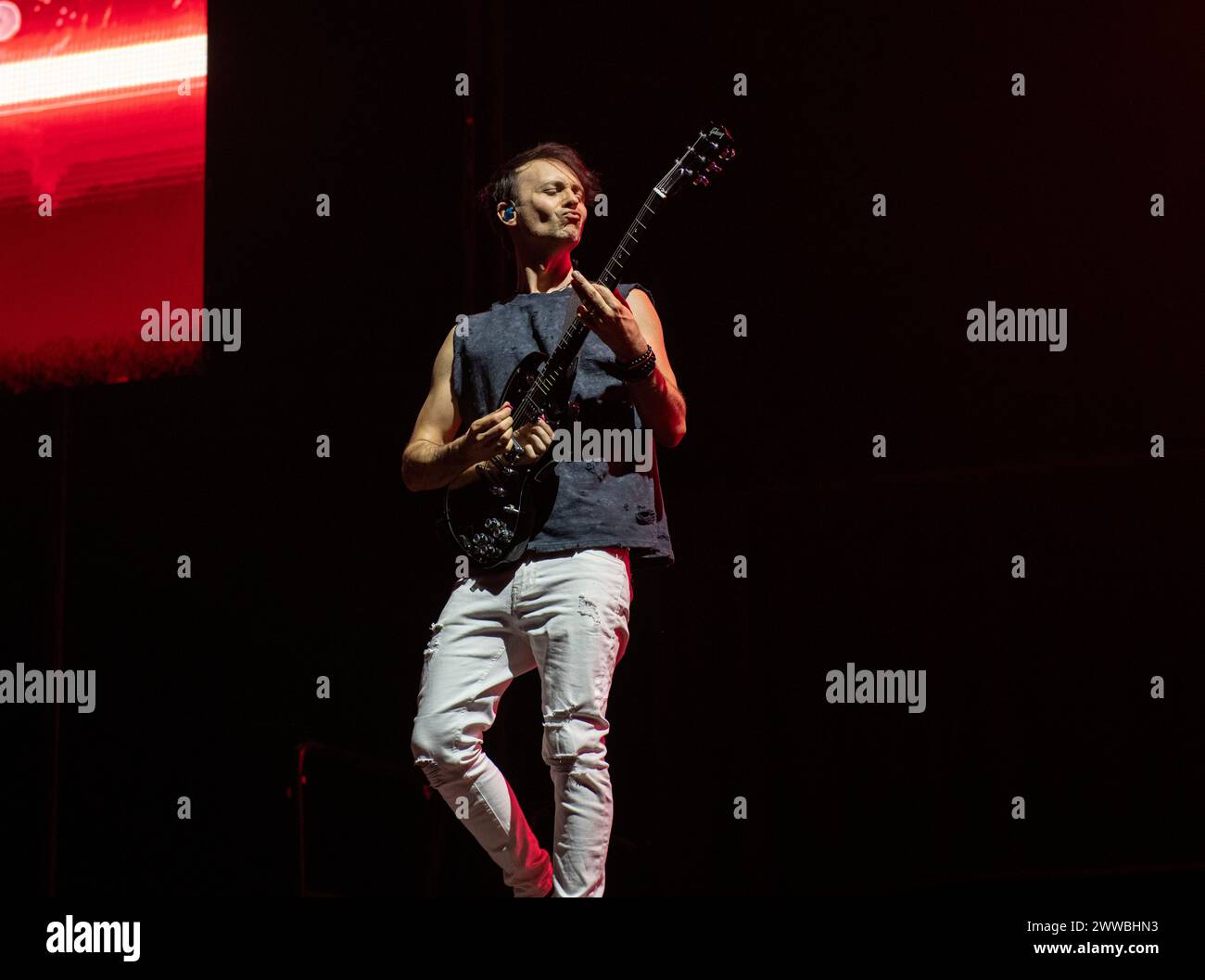 London, UK. 22nd Mar 2024. Fightstar performing live at OVO Wembley ...