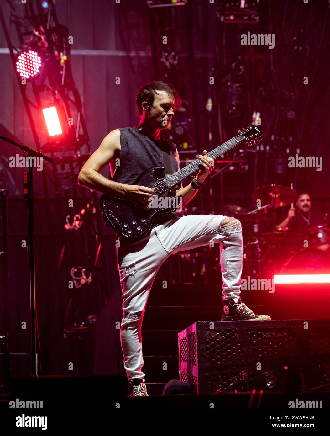 London, UK. 22nd Mar 2024. Fightstar performing live at OVO Wembley ...