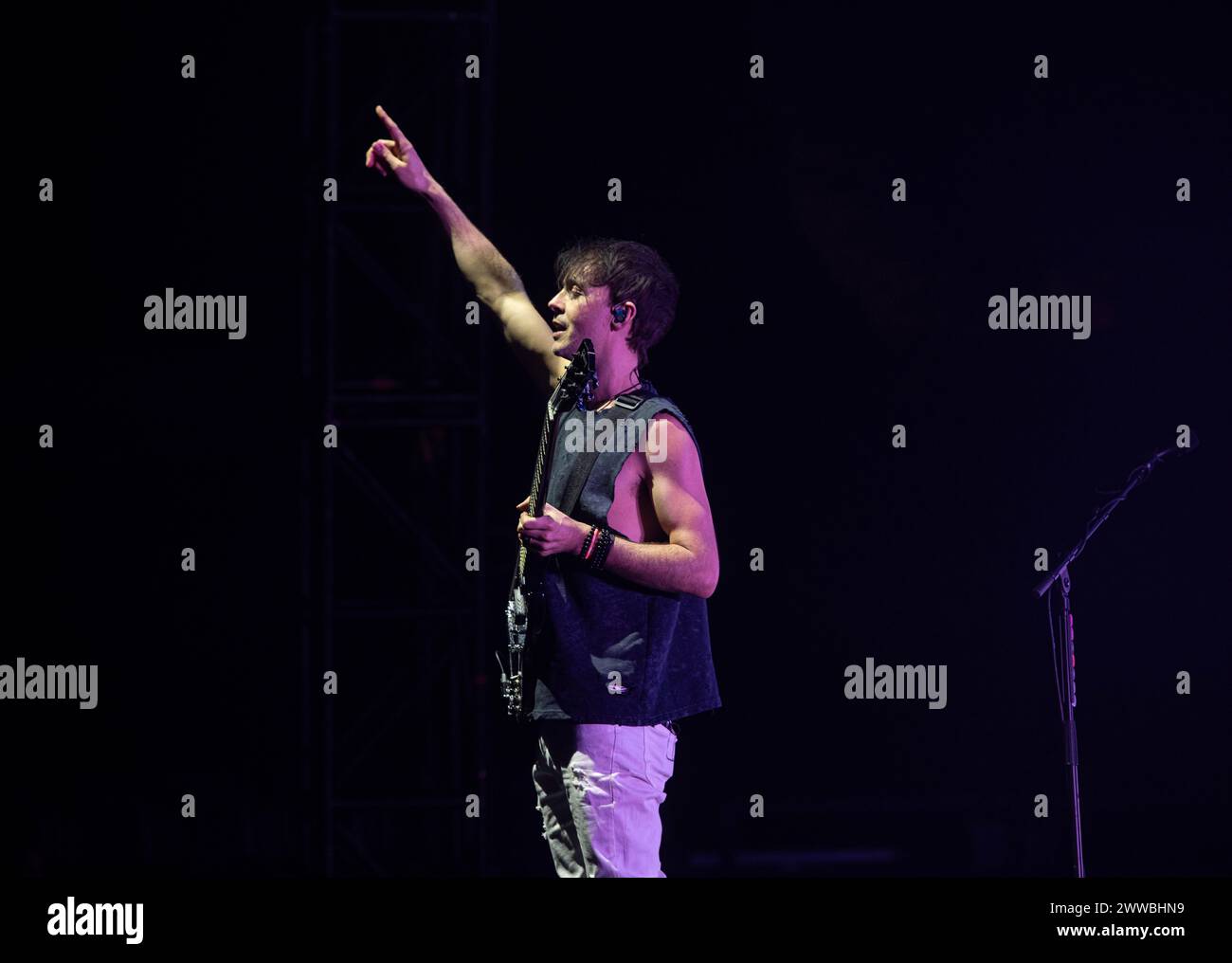 London, UK. 22nd Mar 2024. Fightstar performing live at OVO Wembley ...