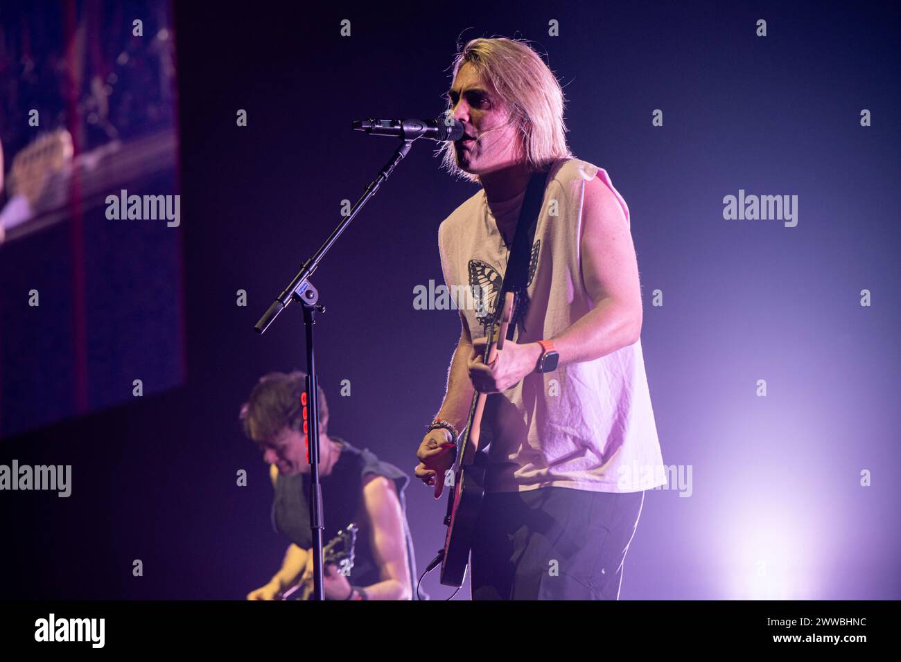 London, UK. 22nd Mar 2024. Fightstar performing live at OVO Wembley ...