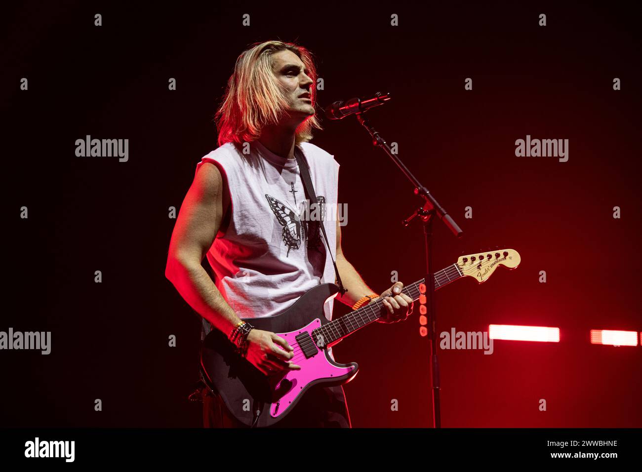 London, UK. 22nd Mar 2024. Fightstar performing live at OVO Wembley ...