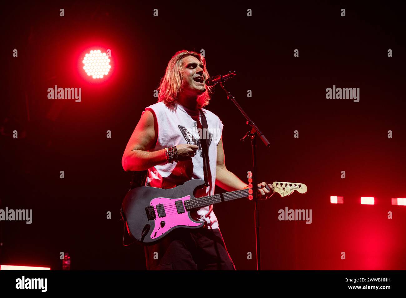 London, UK. 22nd Mar 2024. Fightstar performing live at OVO Wembley ...