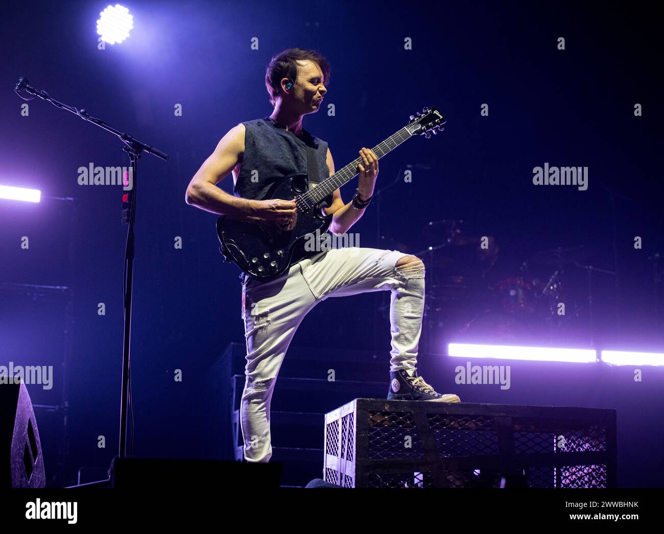 London, UK. 22nd Mar 2024. Fightstar performing live at OVO Wembley ...