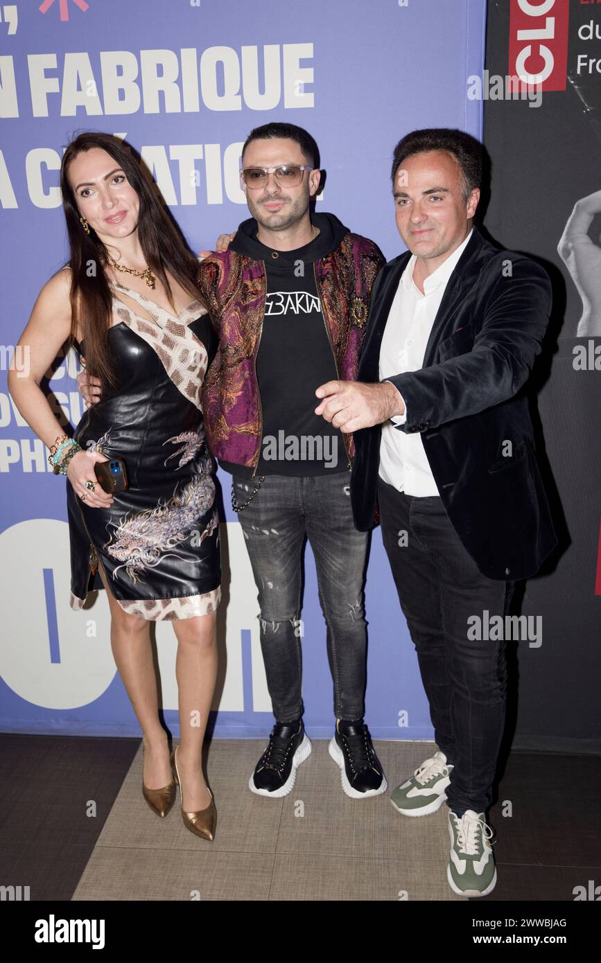 Paris, France. 22nd Mar, 2024. Fashion designer Ekaterina Cherkasova ...