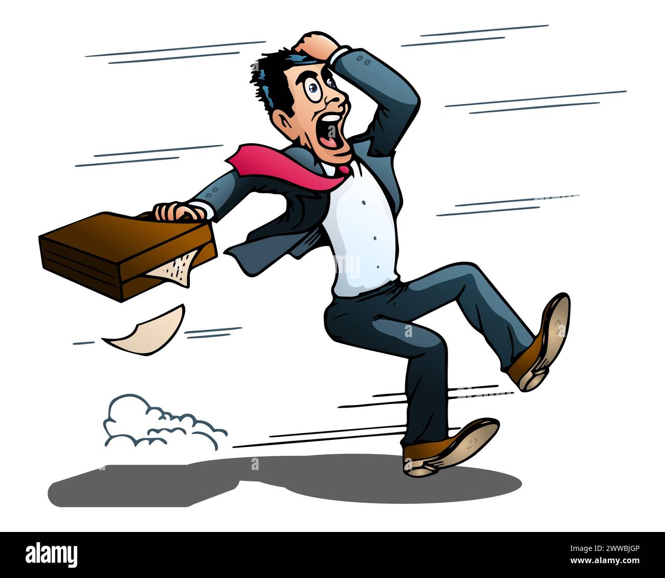 Panic Cartoon