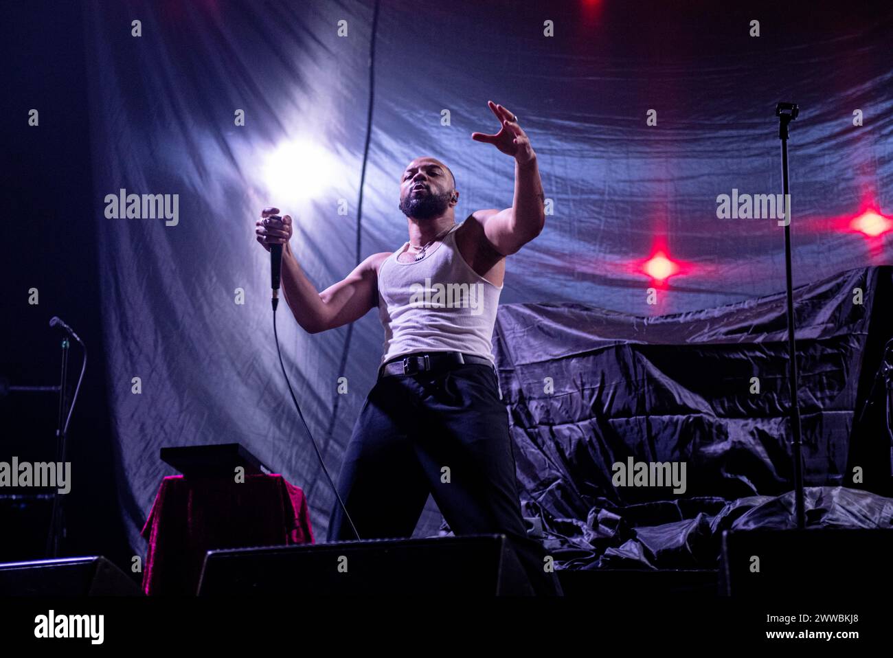 London, UK. 22nd Mar 2024. Loathe performing live at OVO Wembley Arena ...