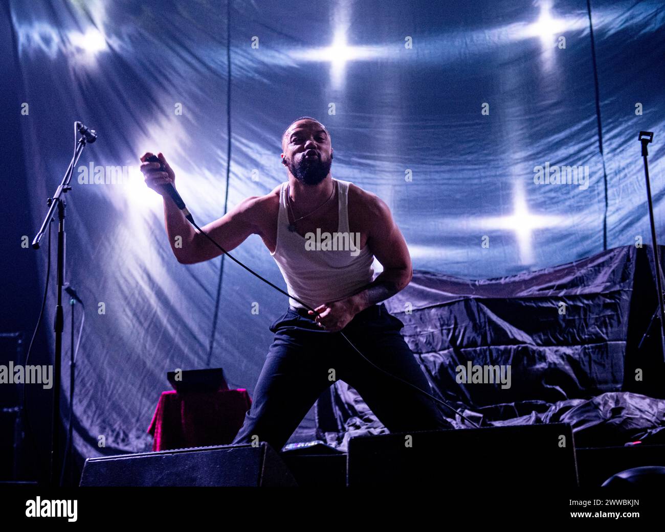 London, UK. 22nd Mar 2024. Loathe performing live at OVO Wembley Arena ...