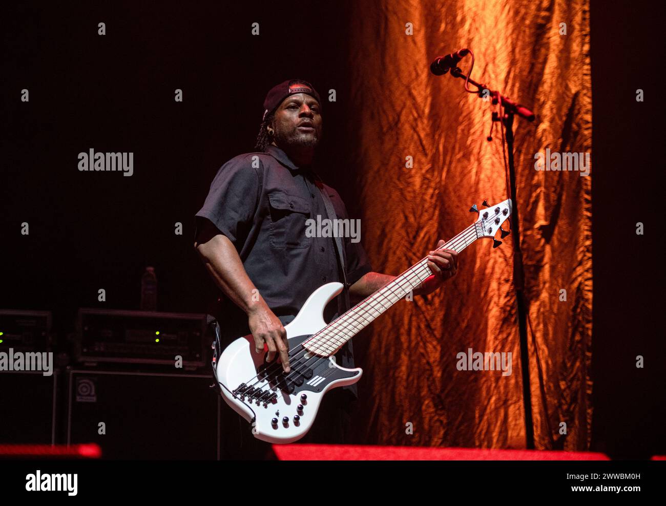 P.O.D. performing live at Wembley Arena, London on 15 March 2024 Traa ...
