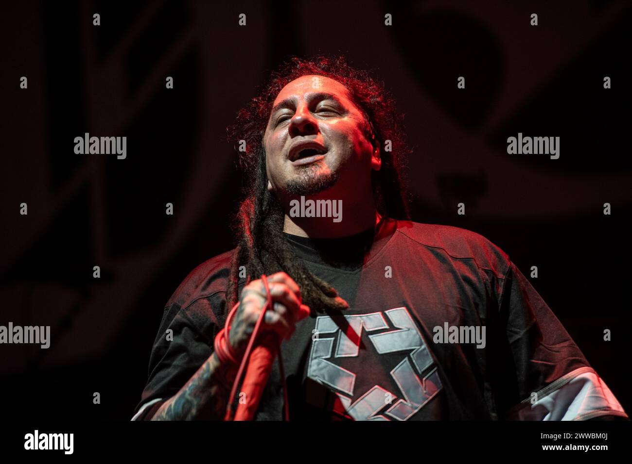 P.O.D. performing live at Wembley Arena, London on 15 March 2024 Sonny ...