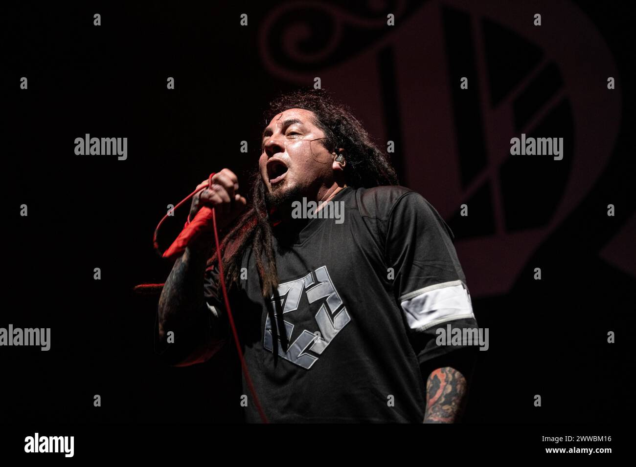 P.O.D. performing live at Wembley Arena, London on 15 March 2024 Sonny ...
