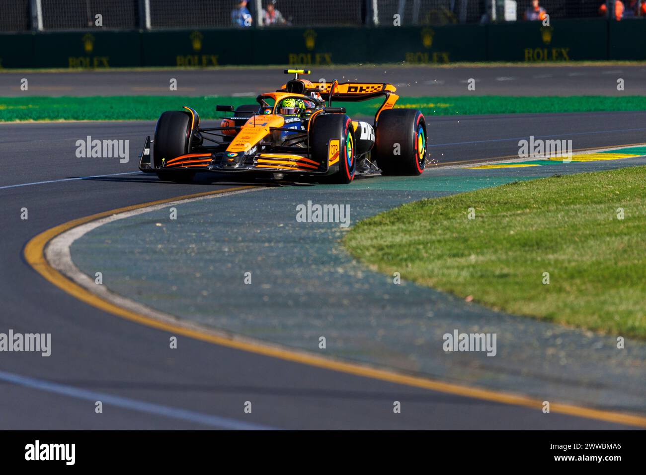 Melbourne, Australia. 23rd Mar, 2024. Lando Norris of Great Britain ...