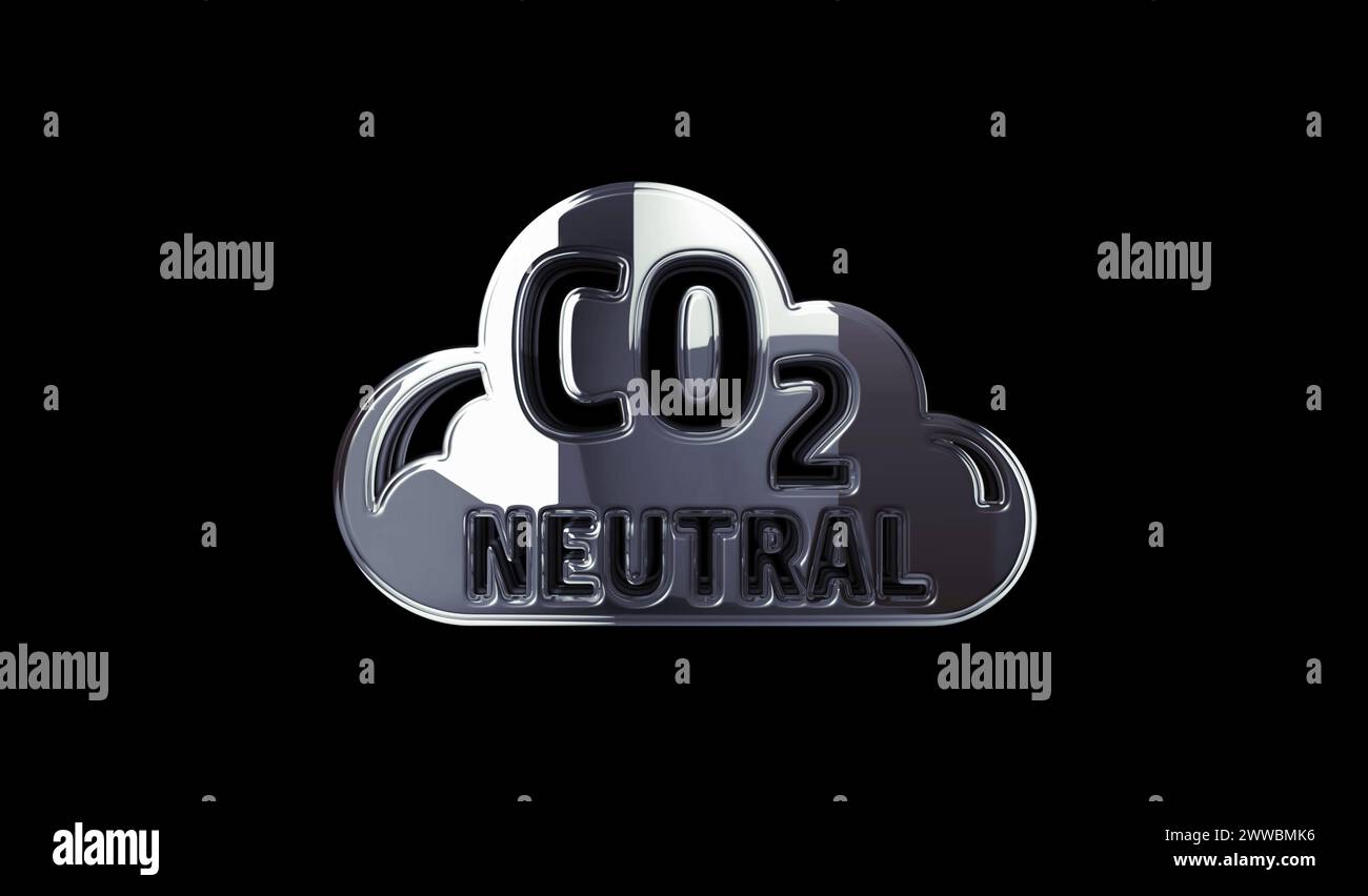 CO2 neutral decarbonize zero emission and eco friendly golden metal ...