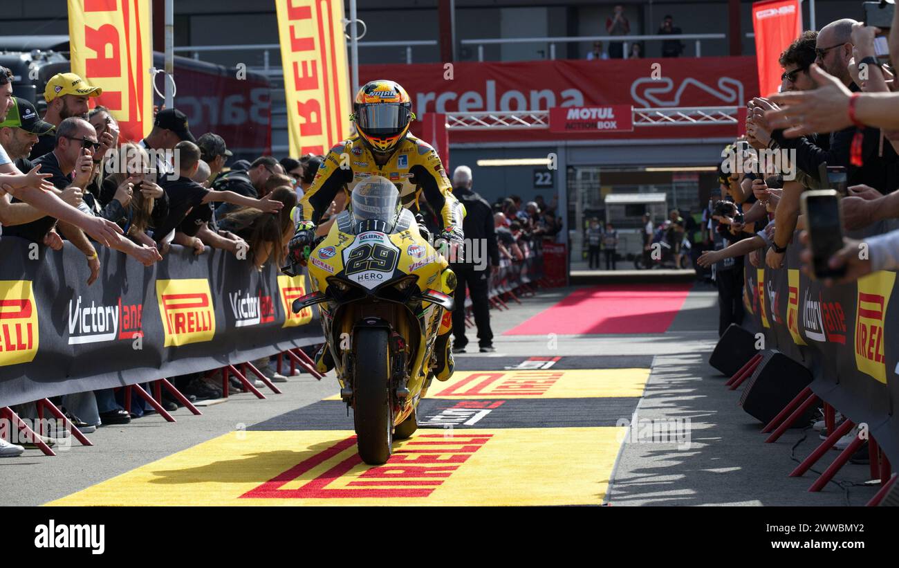 NÂ°29 Andrea Iannone ITA Ducati Panigale V4R TEAM GO ELEVEN during ...