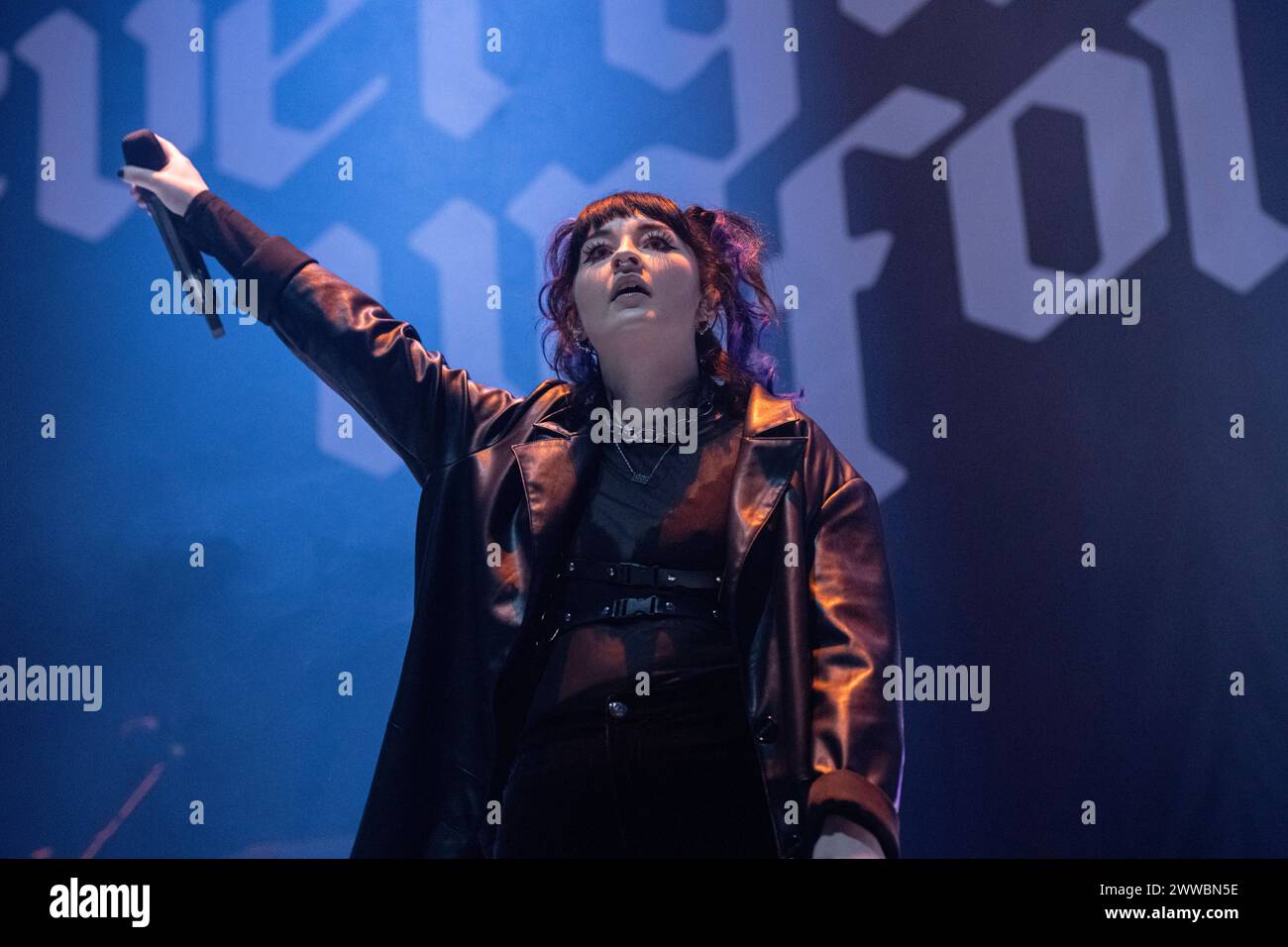 As Everything Unfolds performing live at Wembley Arena, London on 15 ...