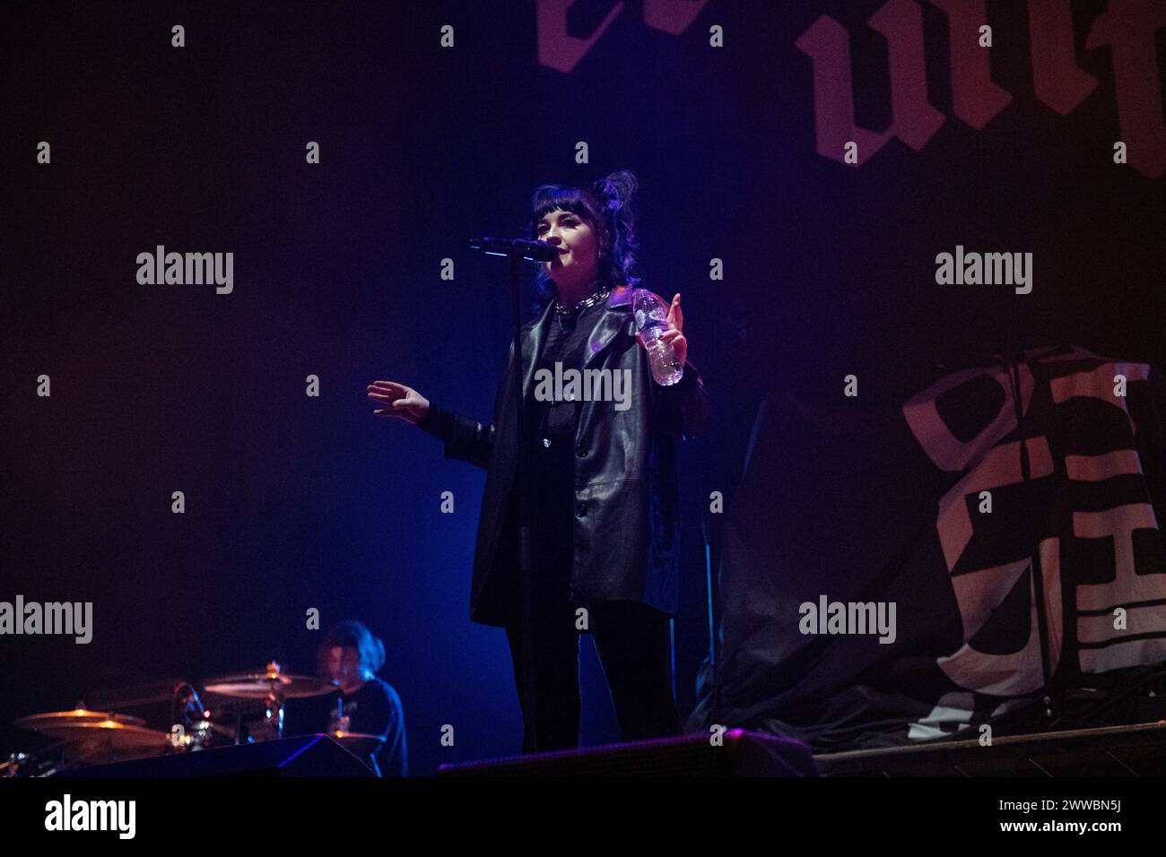 As Everything Unfolds performing live at Wembley Arena, London on 15 ...