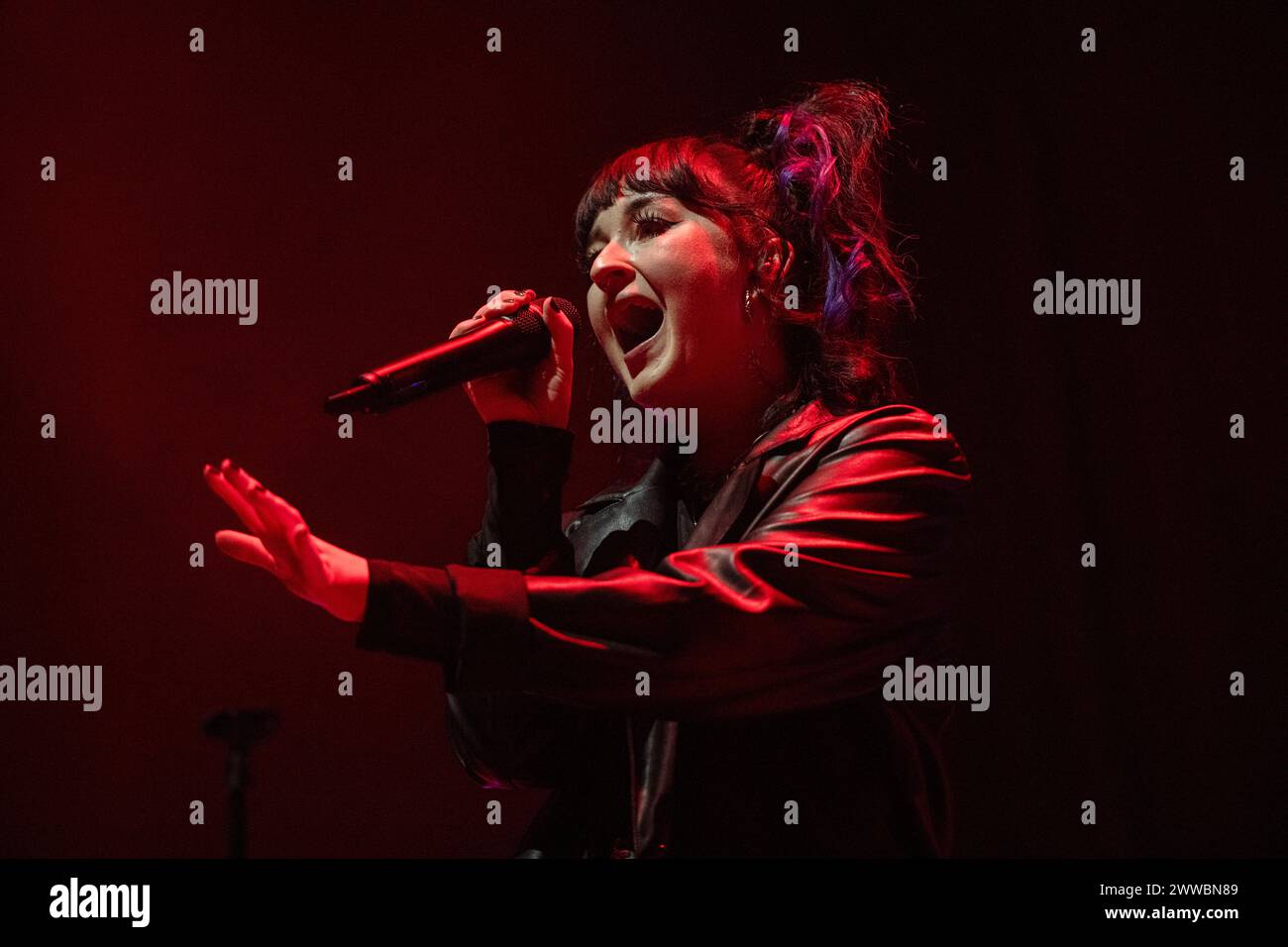 As Everything Unfolds performing live at Wembley Arena, London on 15 ...