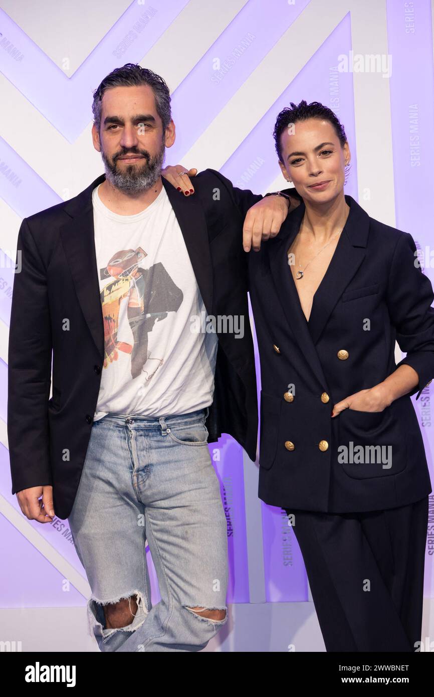Lille, France. 22nd Mar, 2024. Zal Batmanglij, Bérénice Bejo attend ...