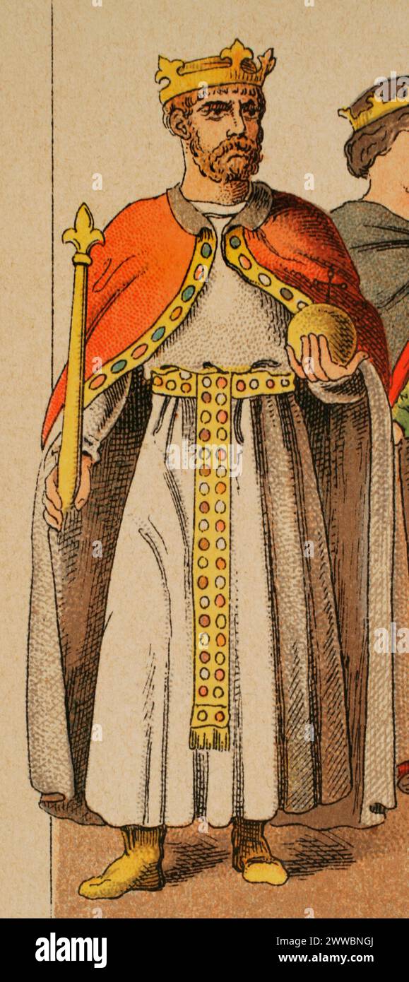Frederick Barbarossa (1122-1190). Holy Roman Emperor (1155-1190 ...