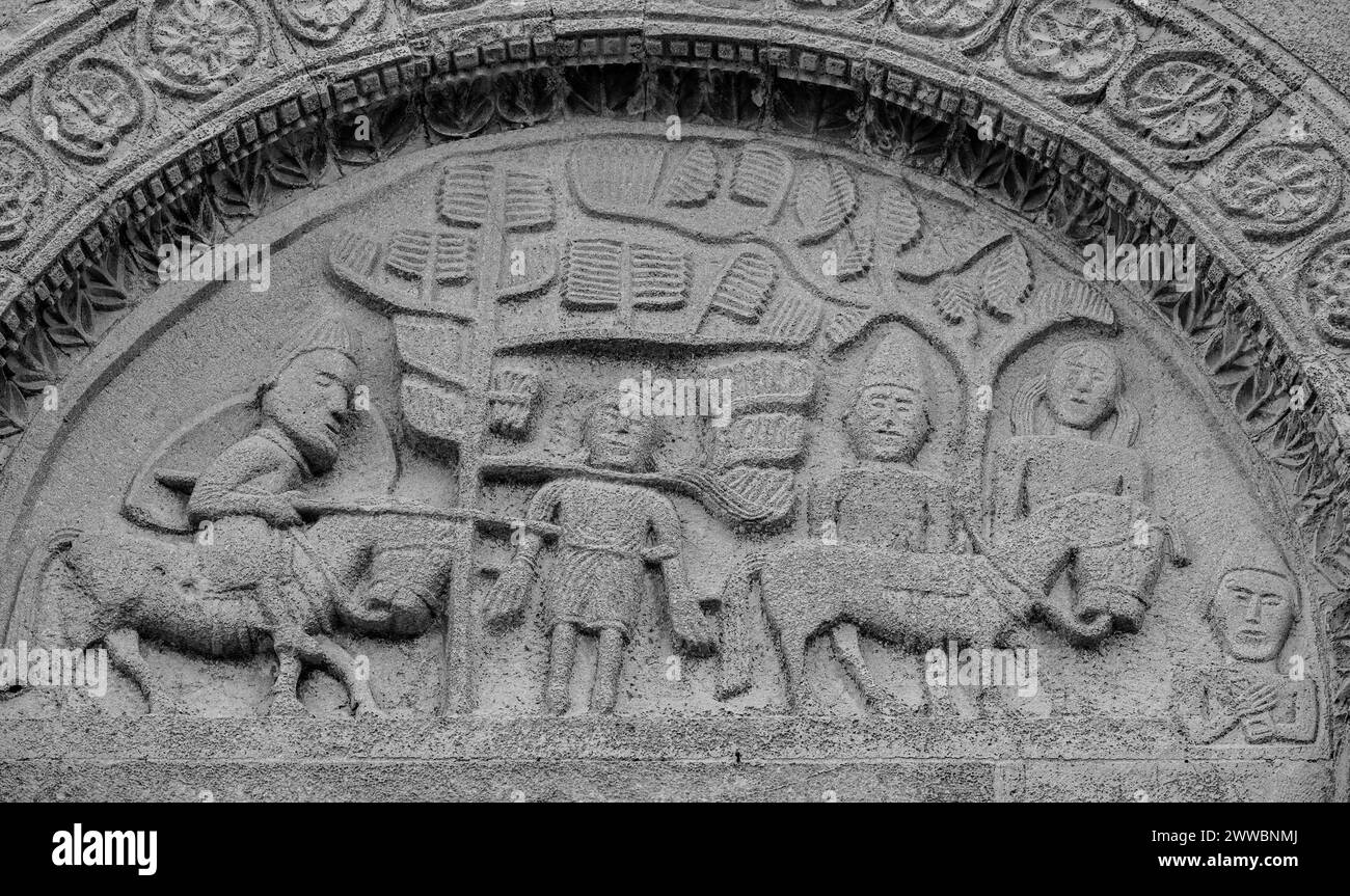 Matrice church detail Black and White Stock Photos & Images - Alamy