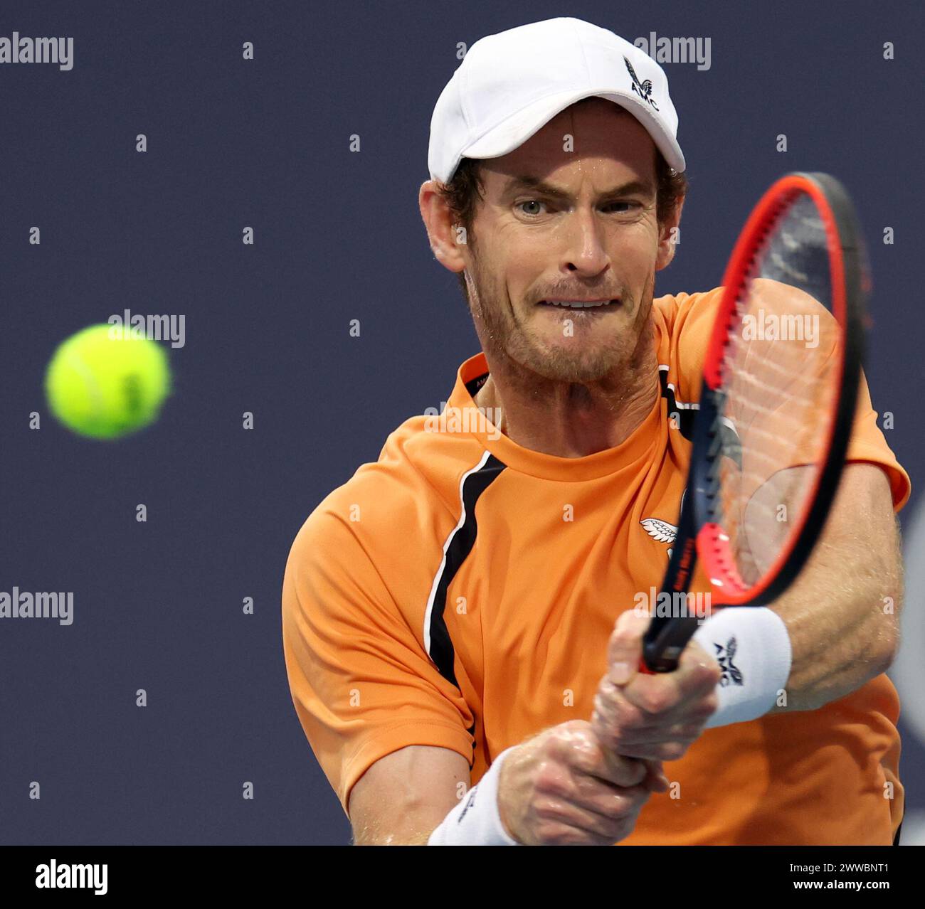 Miami Gardens, Florida, USA. 22nd Mar, 2024. Andy Murray of the United ...