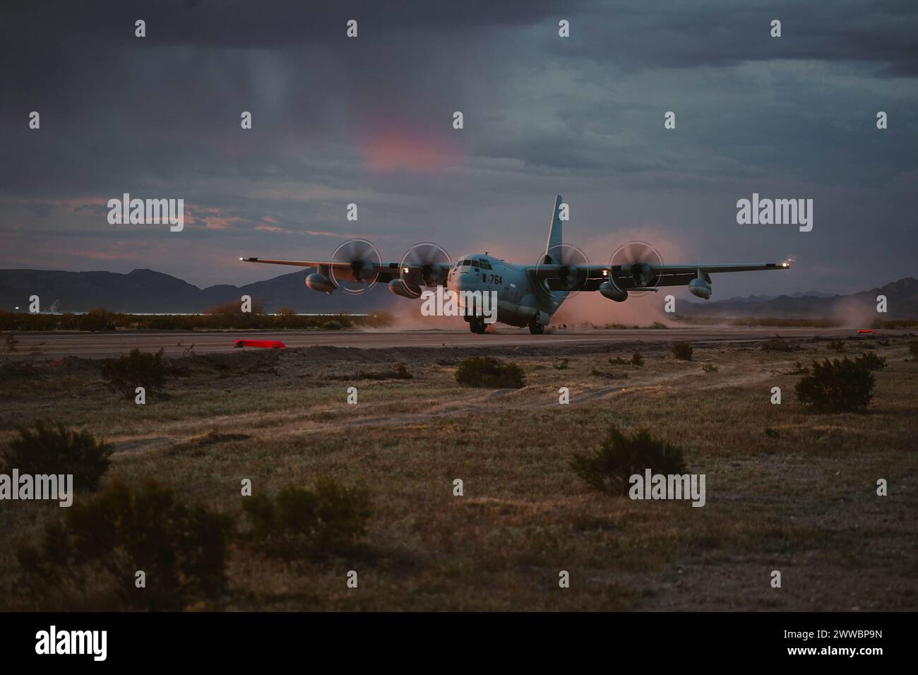 A U.S. Marine Corps KC-130J Hercules aircraft, assigned to Marine ...