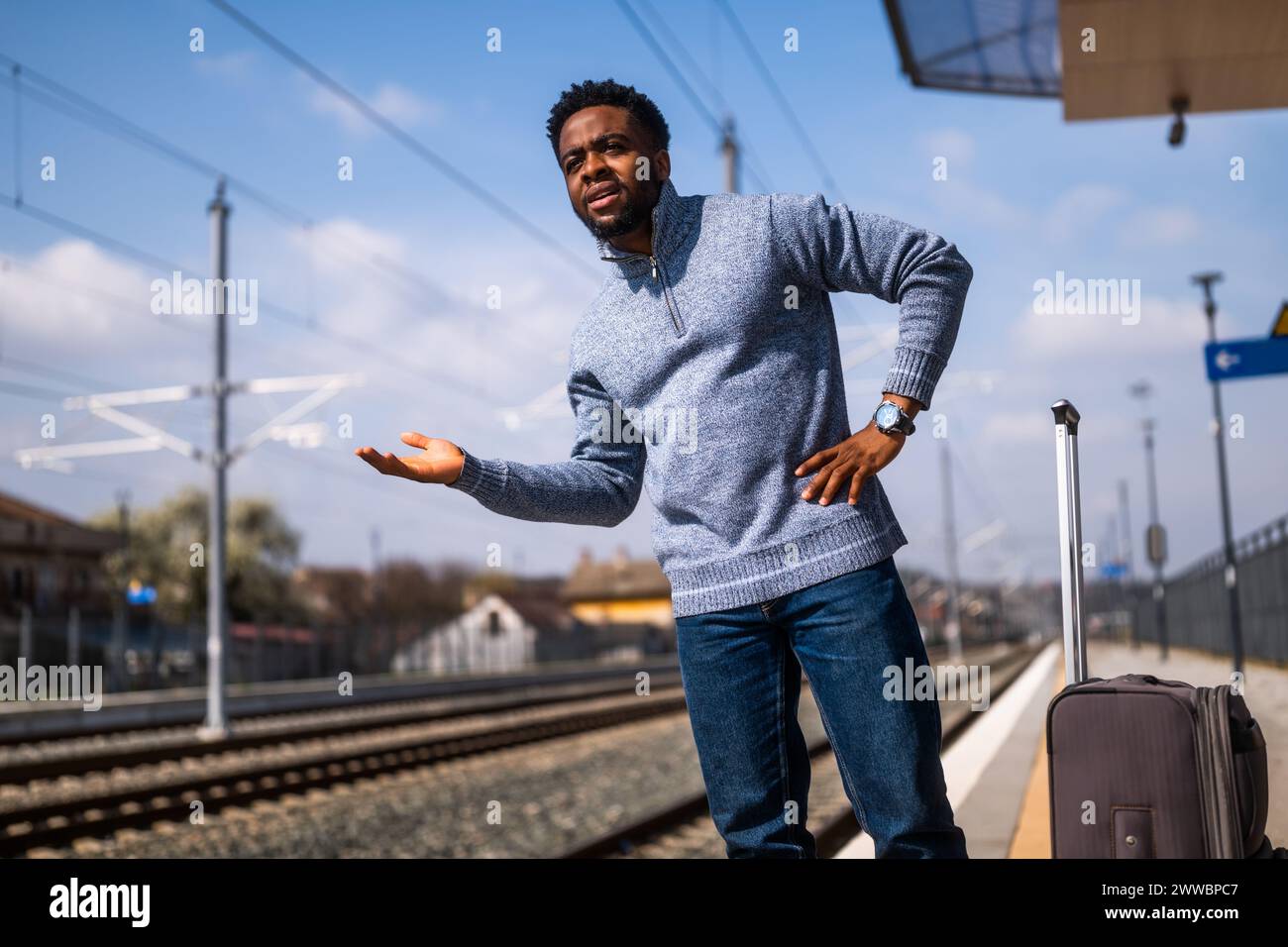 Angry commuter train hi-res stock photography and images - Alamy