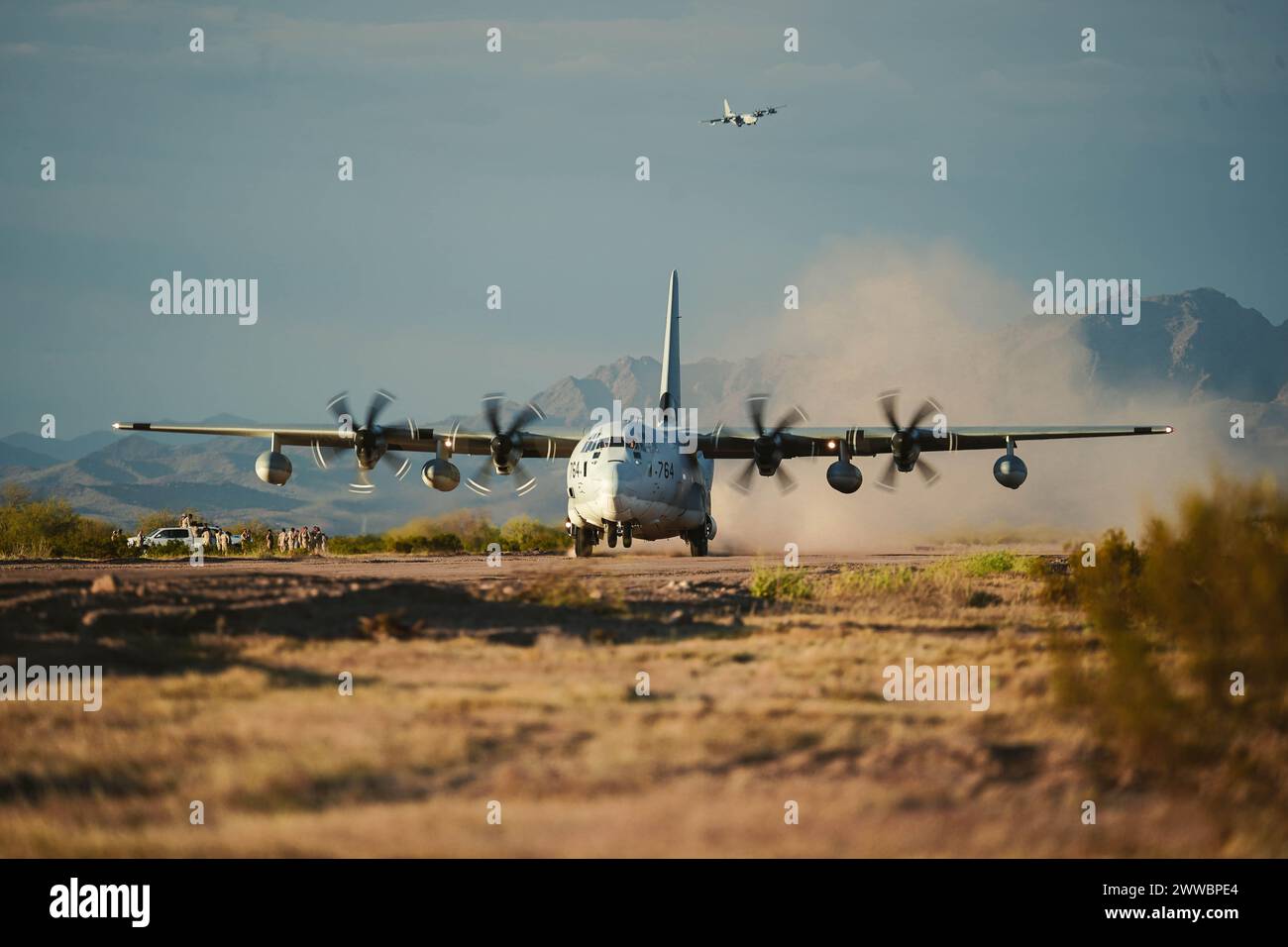 A U.S. Marine Corps KC-130J Hercules aircraft, assigned to Marine ...