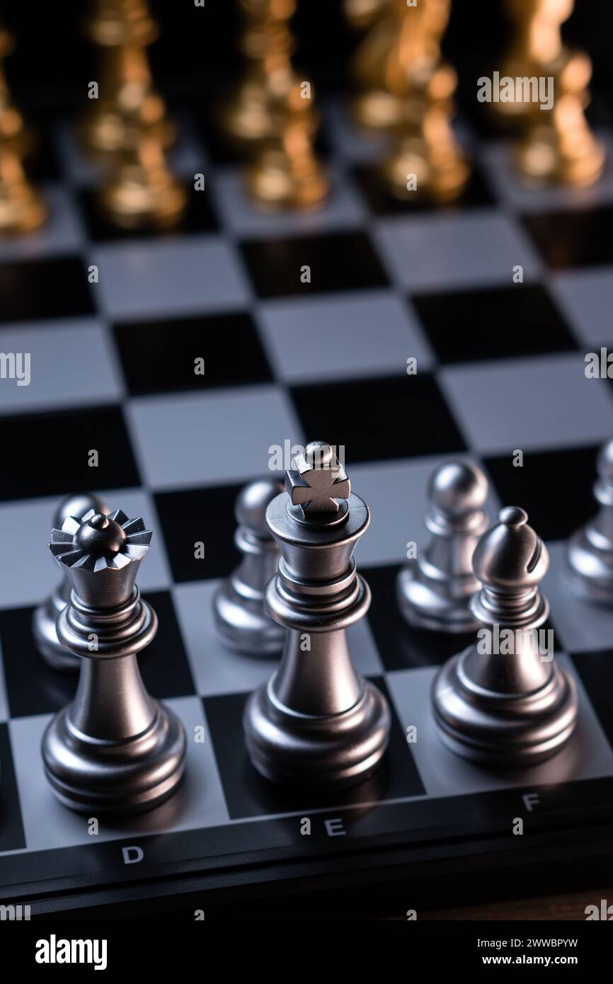 Chess pieces shadows on chess hi-res stock photography and images - Alamy