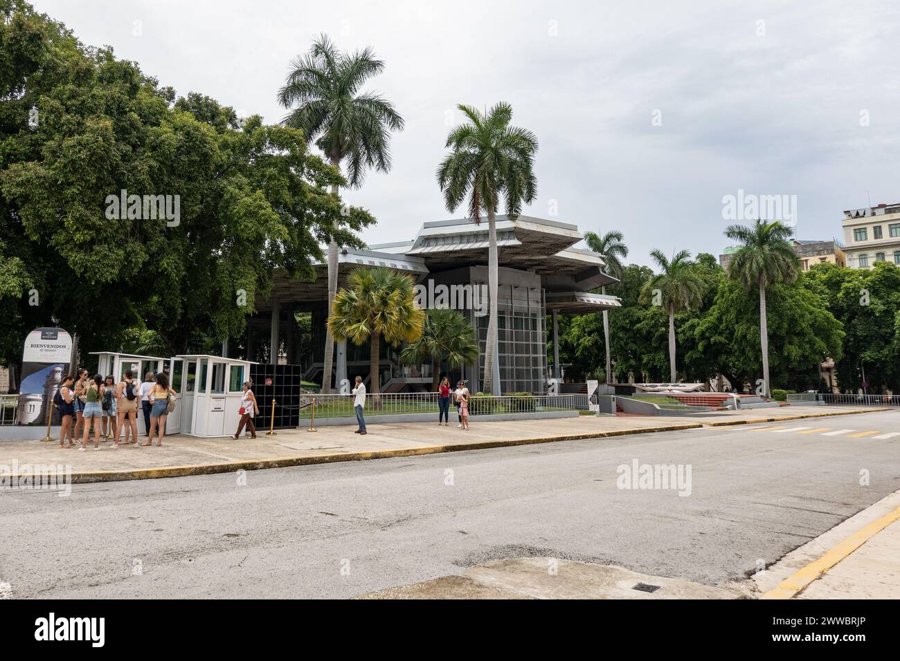 HAVANA, CUBA - AUGUST 28, 2023: Entrance to Havana Museum and Granma ...
