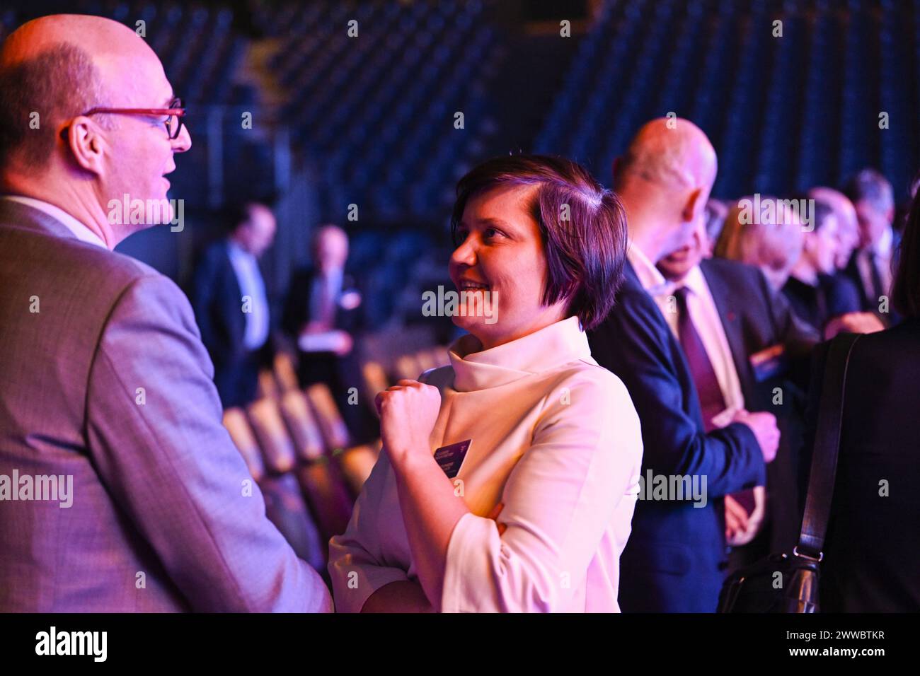 Antwerp, Belgium. 23rd Mar, 2024. Veronique Hoflack, President of ...