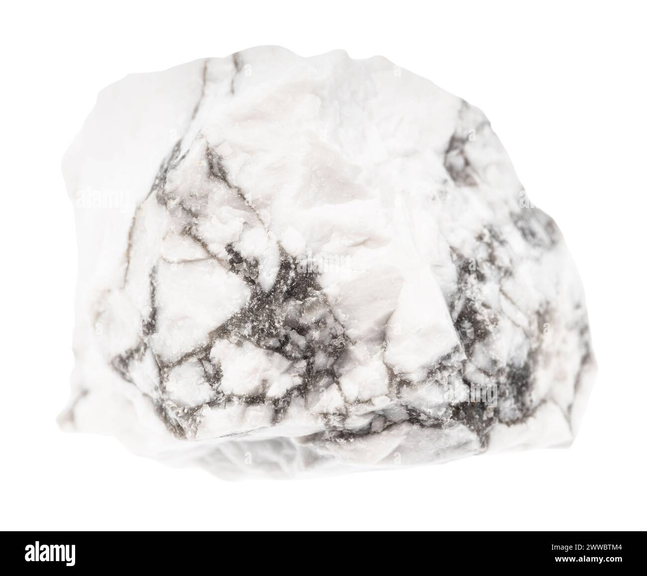 close up of sample of natural stone from geological collection ...