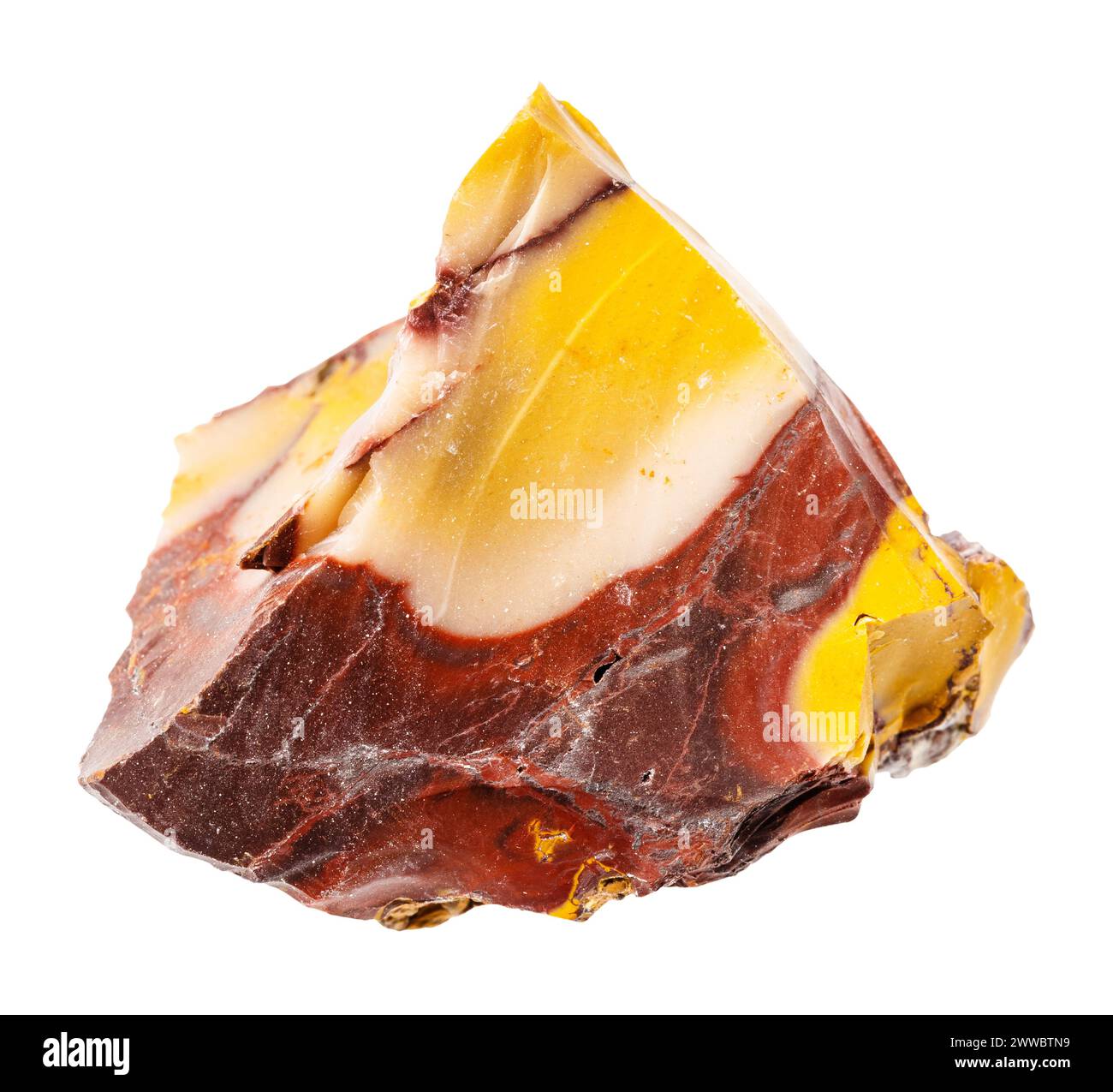 close up of sample of natural stone from geological collection ...