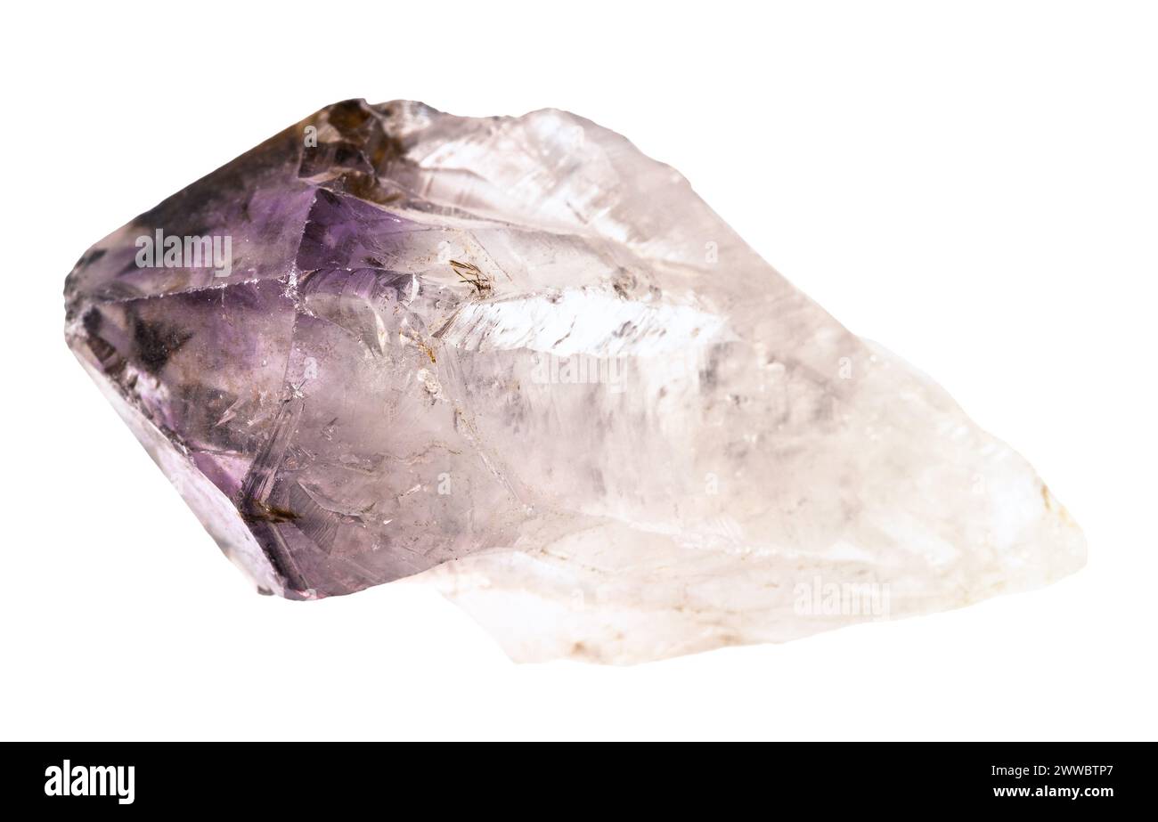 close up of sample of natural stone from geological collection - rough ...