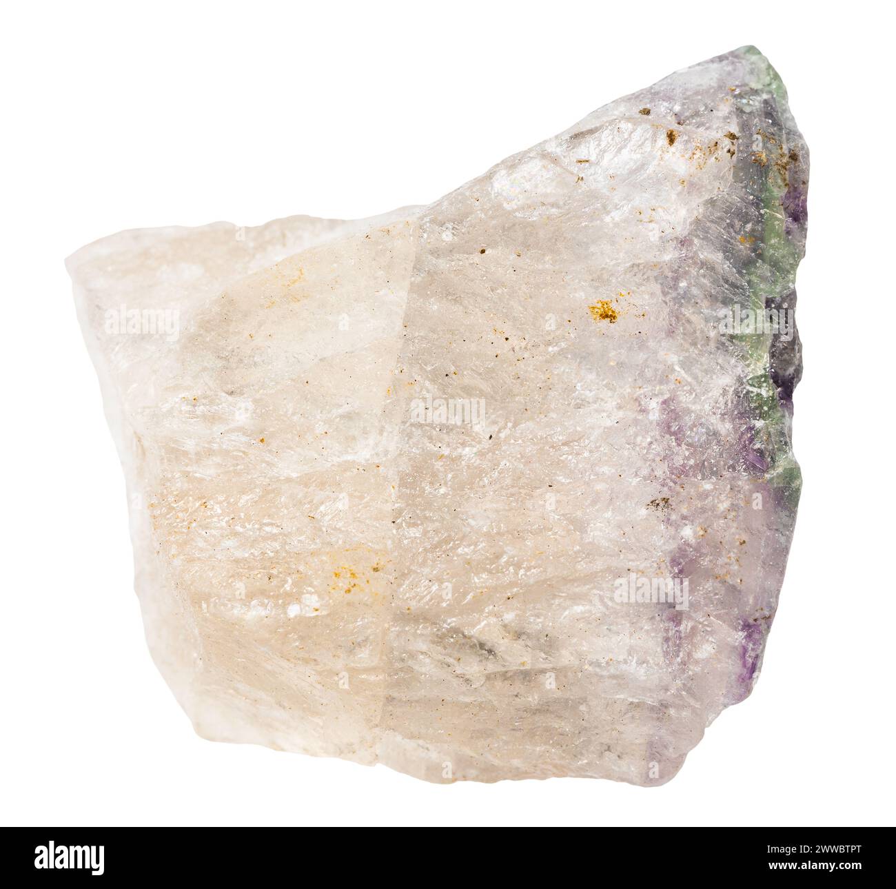 close up of sample of natural stone from geological collection - raw ...