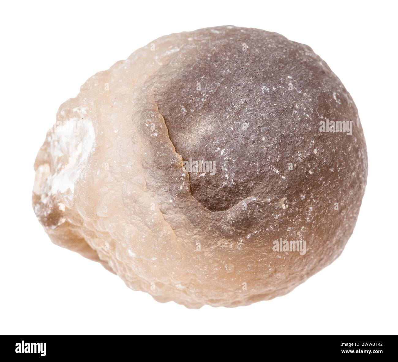 close up of sample of natural stone from geological collection ...